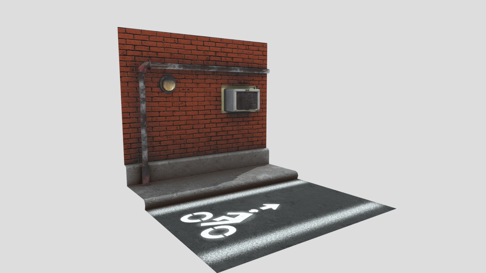 Alley Scene - Download Free 3D model by jamorris5 [532ac34] - Sketchfab