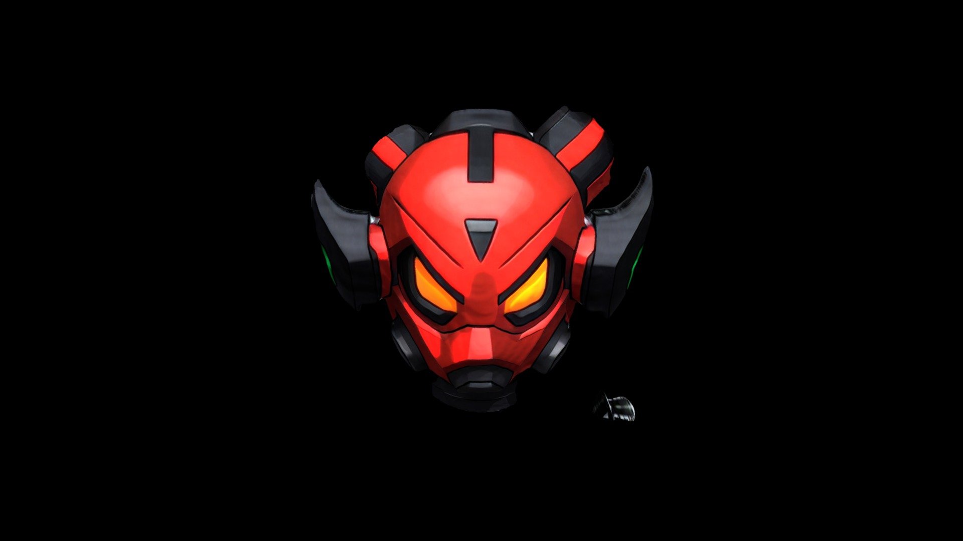 Helmet Mask Robot Cartoon 1470 - Download Free 3D model by klrxyz ...