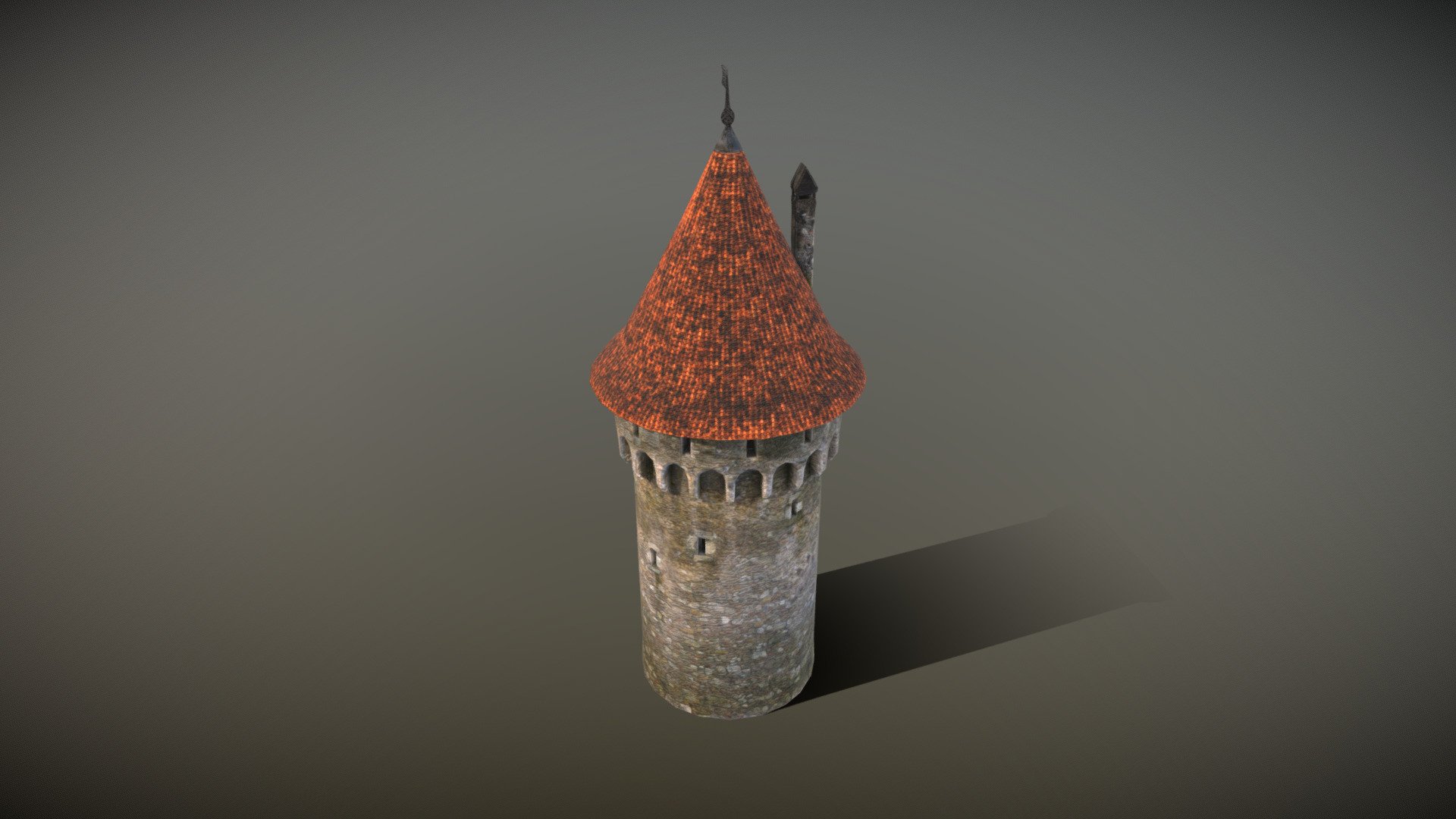 Castle Tower - 3D model by VR 360° Expert (@vr360expert) [532c46e ...