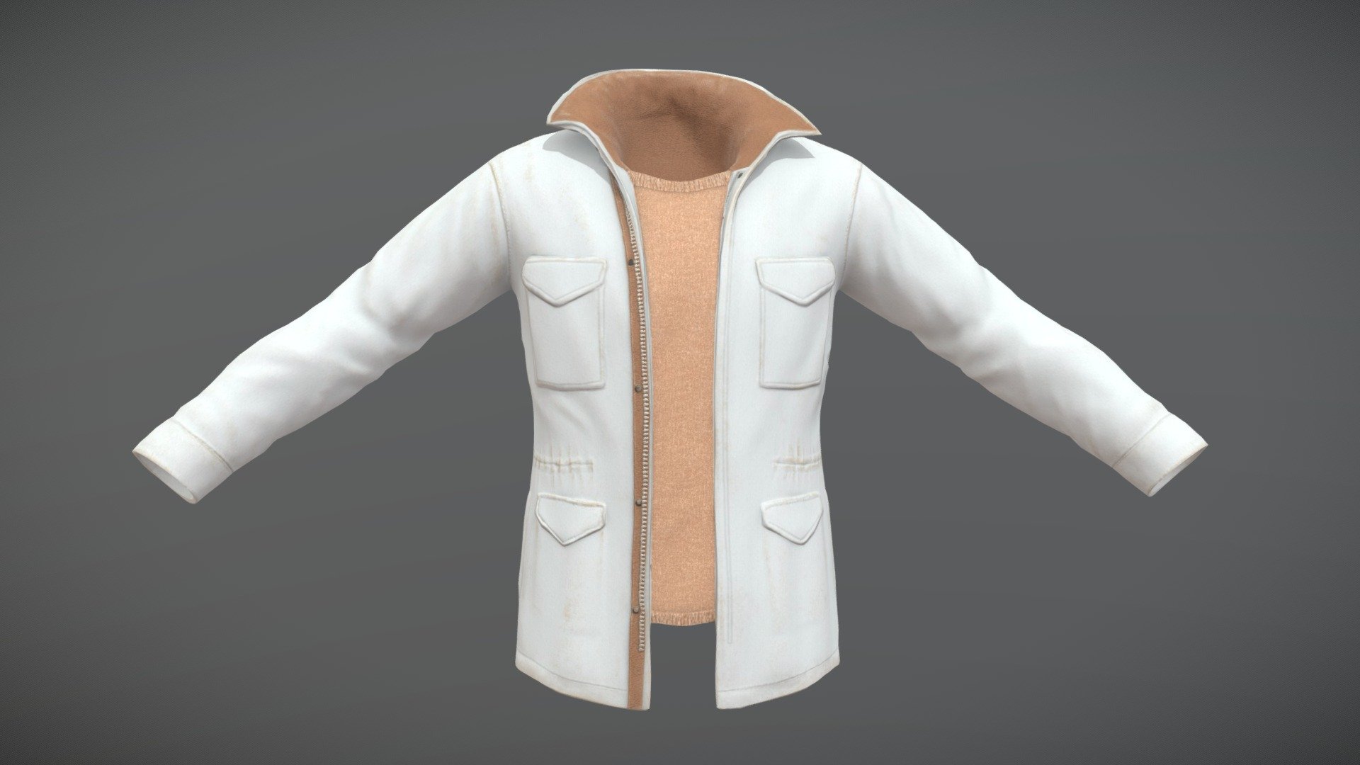 Vince Field Jacket - 3D model by Liz (@L.Nickl) [532ca3f] - Sketchfab