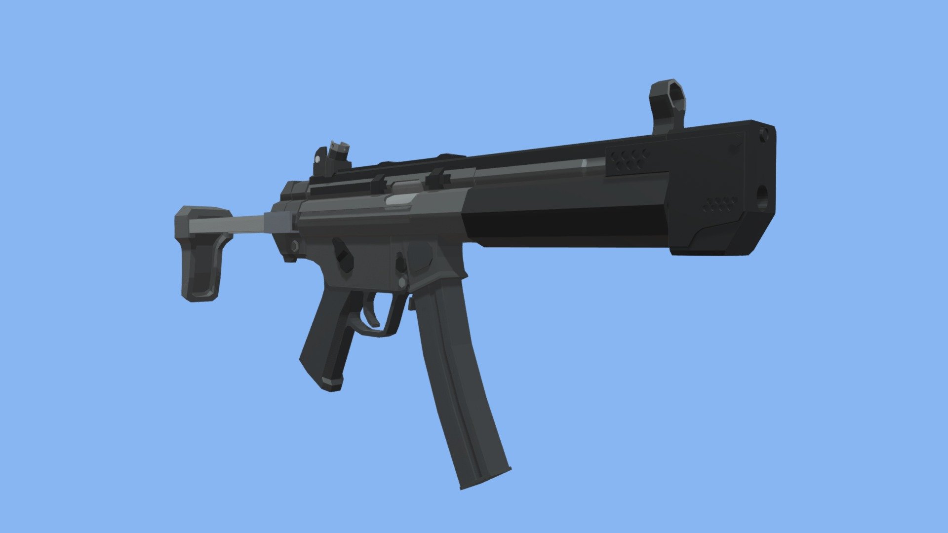 Low-poly MP5 Swordfish - Download Free 3D model by Idiotic genius ...