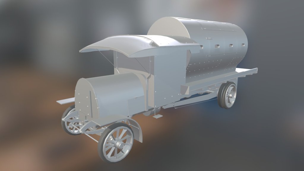 Daimler-Guinness Armoured Lorry - 3D model by arkhonus [532ceea ...