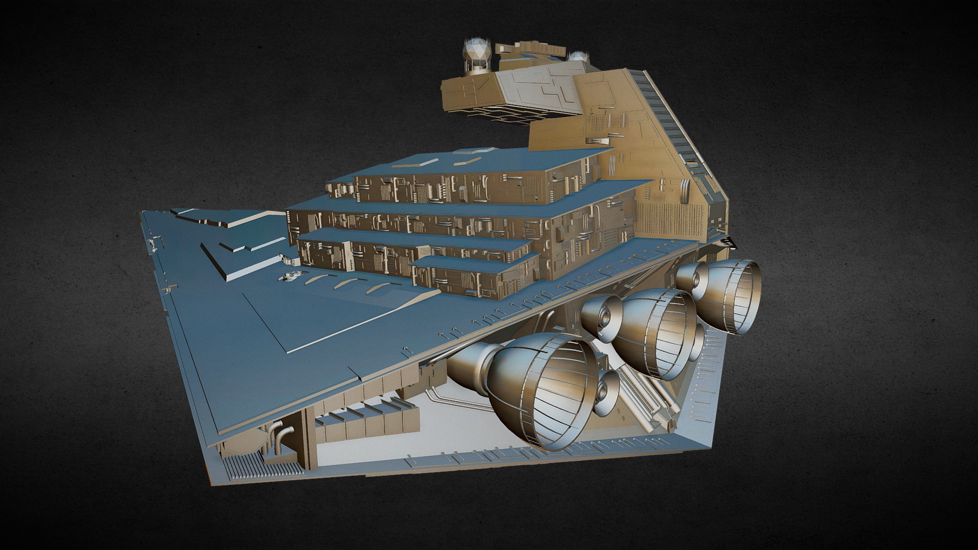 Imperial I-class Star Destroyer - Download Free 3D model by LarsH ...