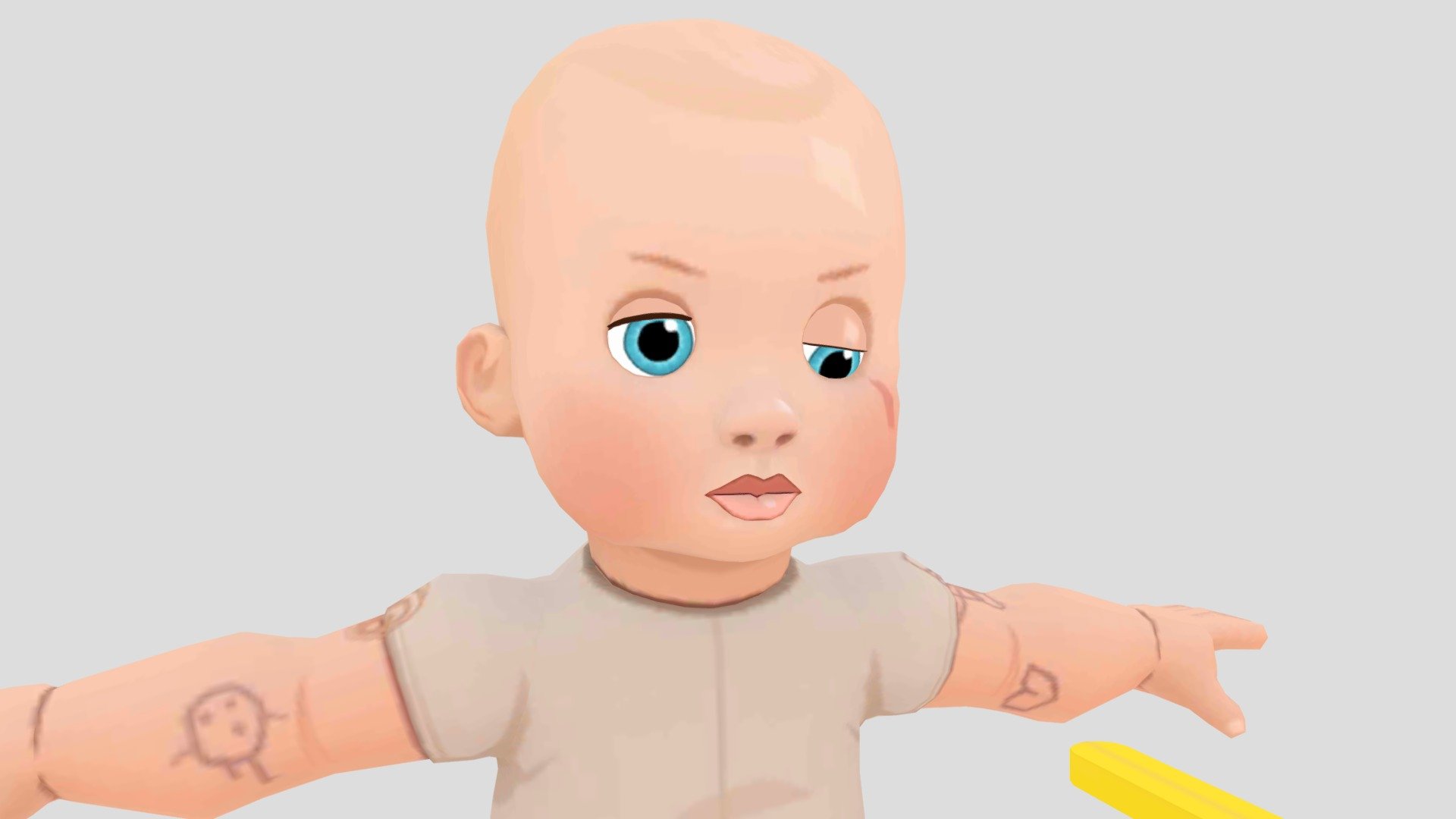 Big Baby - Download Free 3D model by ThisIsntAPerson [532d958] - Sketchfab