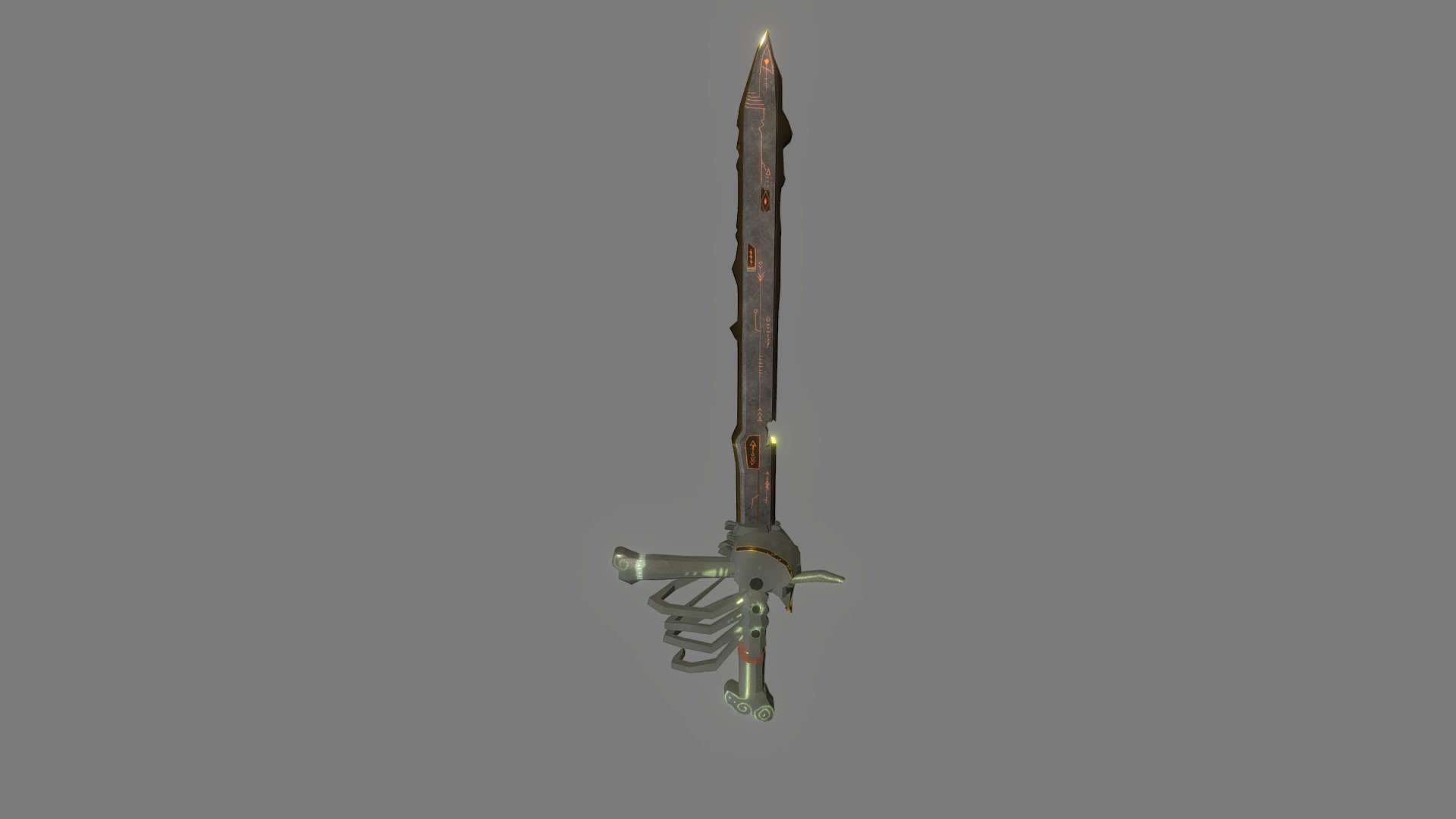 Necromancer sword - 3D model by Nicolas Charlut (@Nivalkir) [532da5b ...