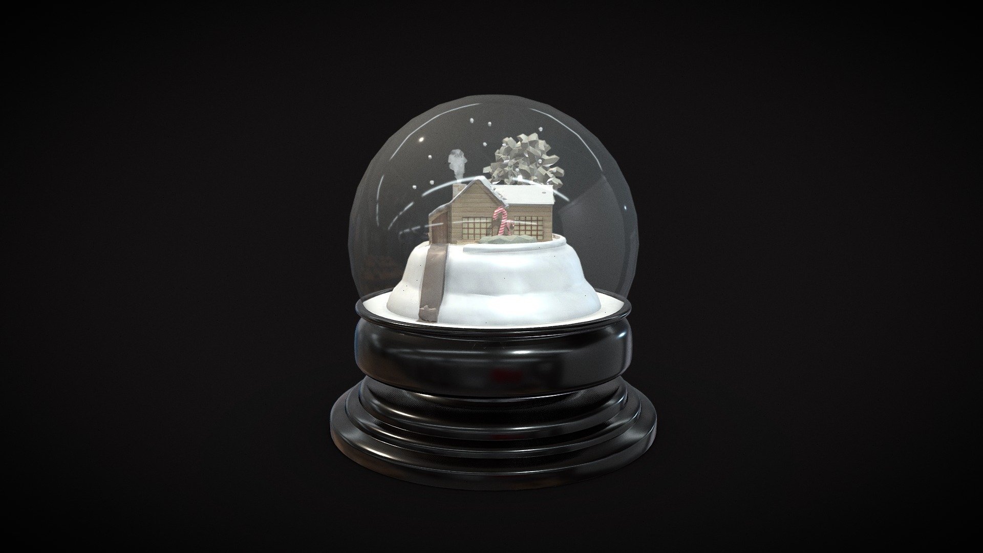 Snow Globe - Download Free 3D model by dylanheyes [532e535] - Sketchfab