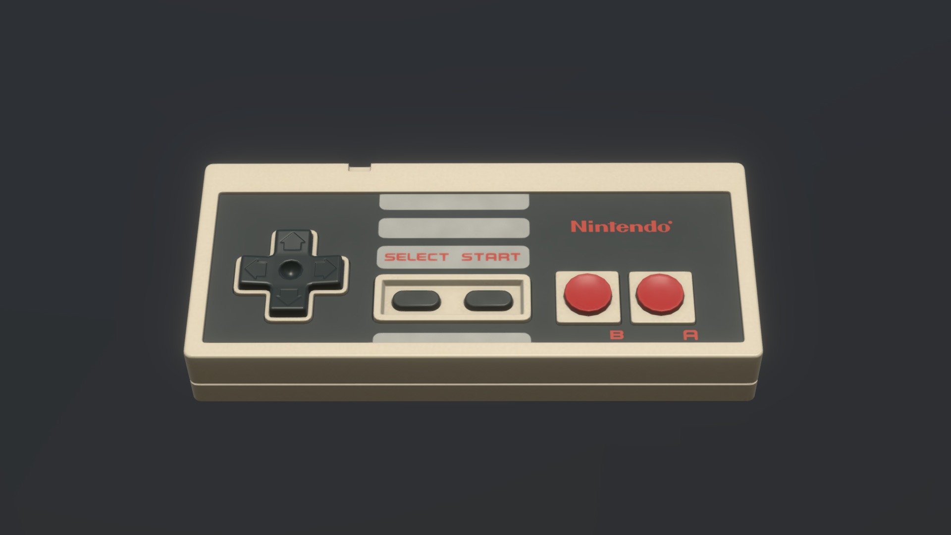 Nintendo Nes Controller - 3D model by evangoris [532eb04] - Sketchfab
