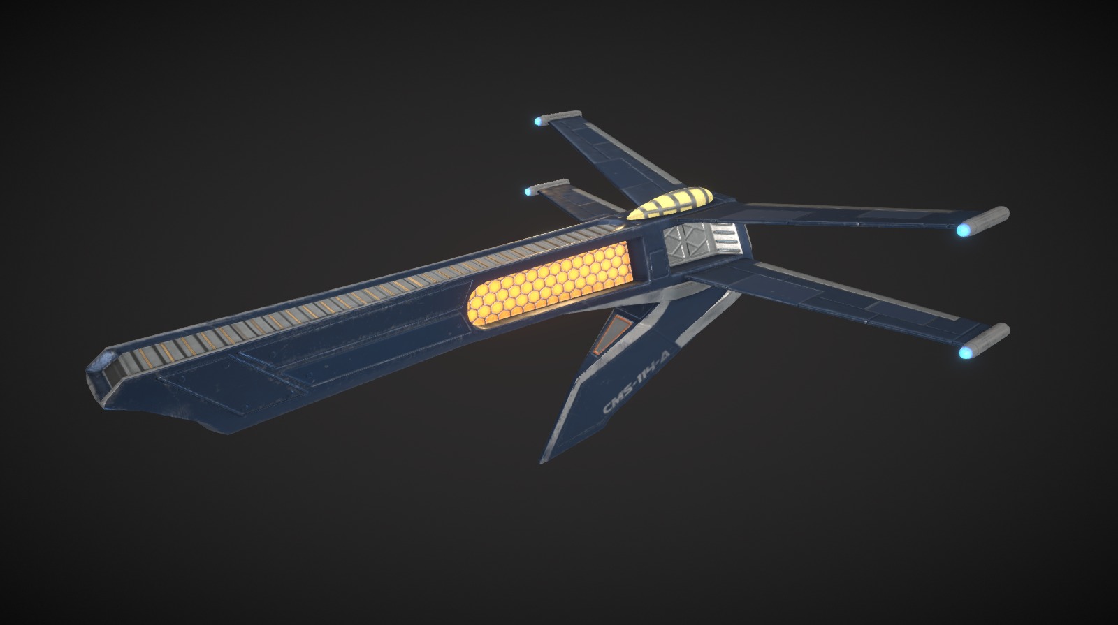 CMS-114-A Interceptor - 3D model by renegadson [53307bf] - Sketchfab