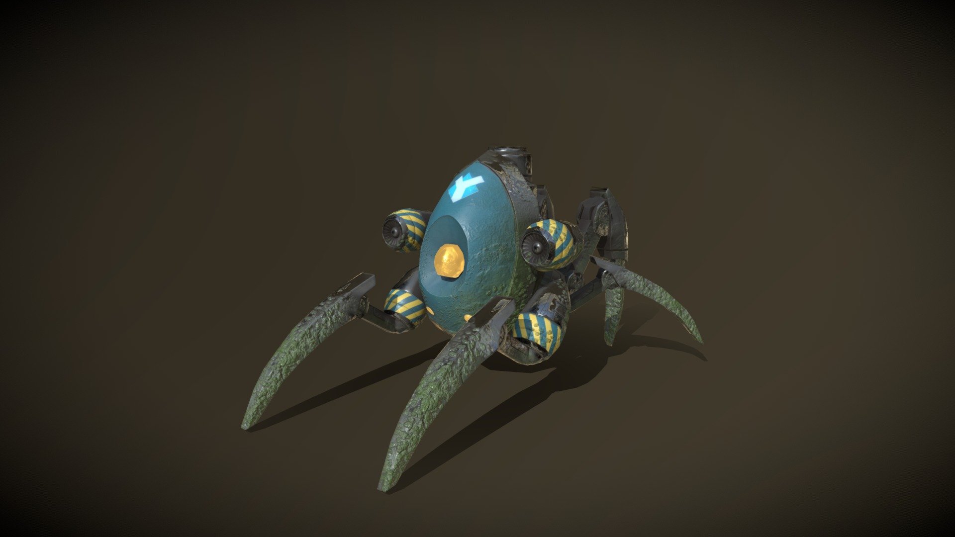 Deep Sea Bot - 3D model by aiecrandall [5331490] - Sketchfab