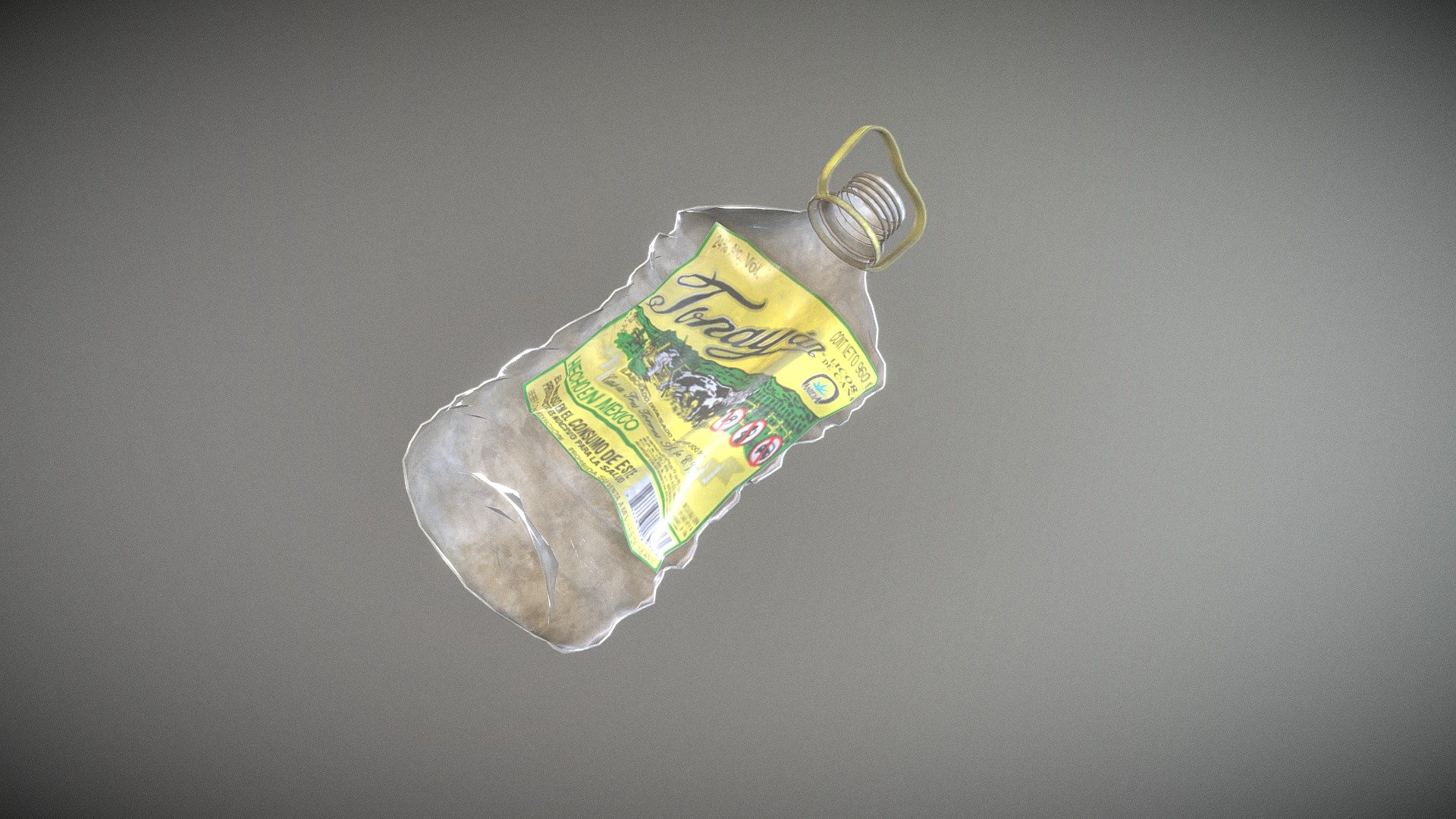 Tonayan crushed bottle - 3D model by rivastardo (@rivasechevarria ...