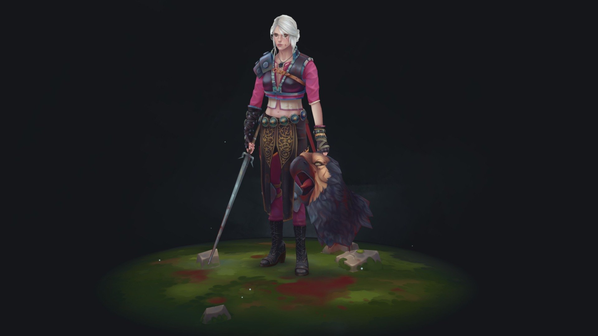 Ciri - 3D model by Kverj [5332871] - Sketchfab