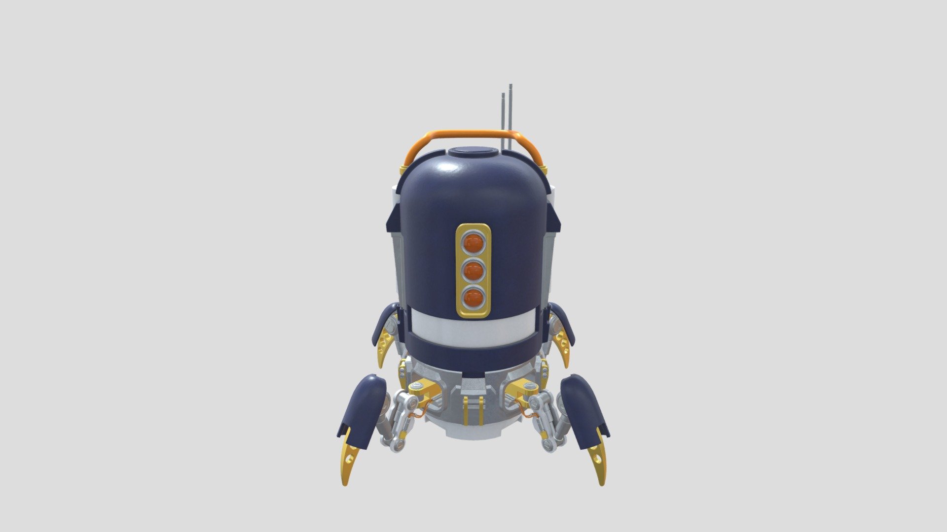 Spider bot assignment base - 3D model by NissaJ [5332a3f] - Sketchfab