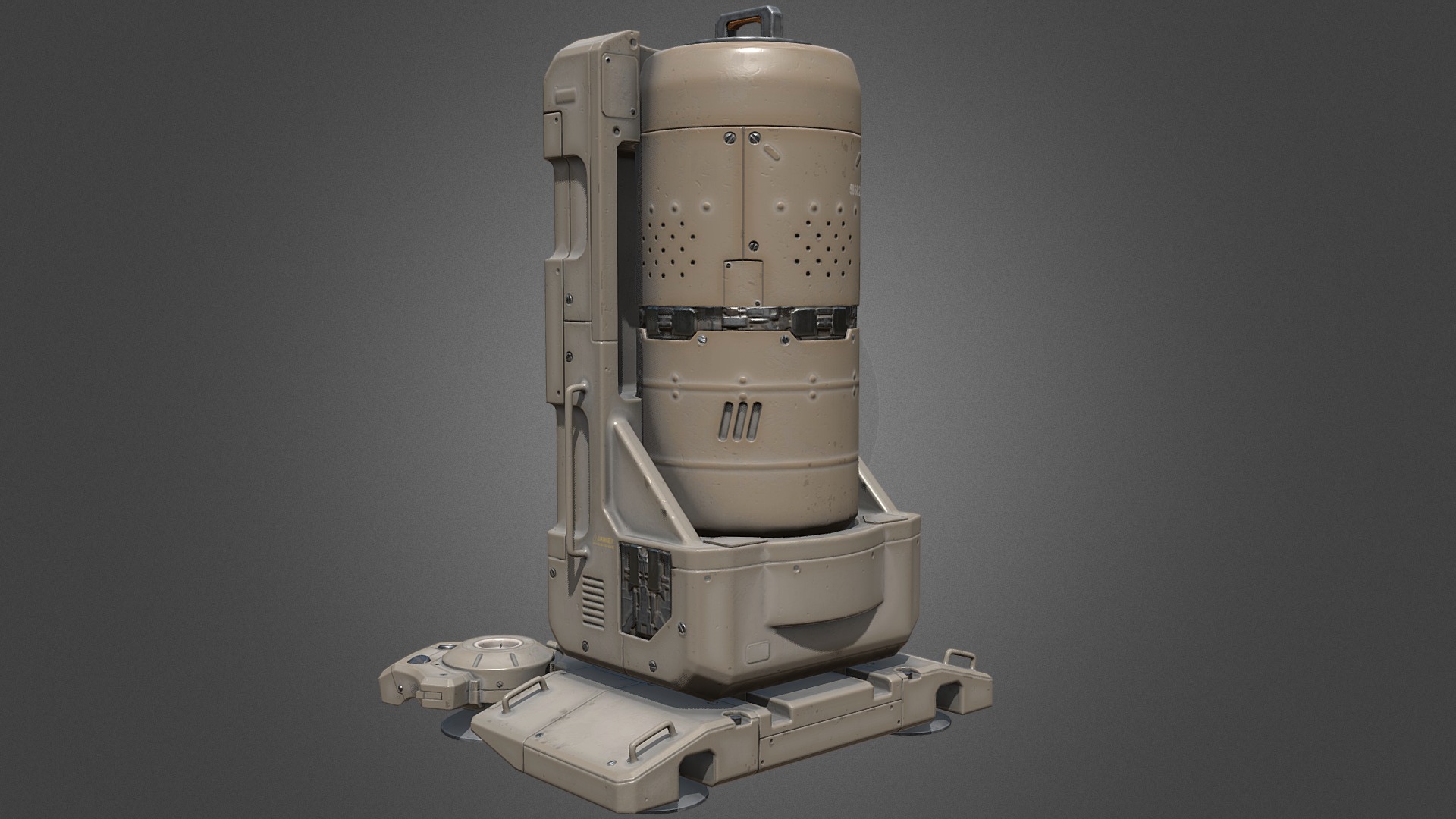 Model528(scifi Energy tank) - 3D model by cgmekamono [5332df0] - Sketchfab