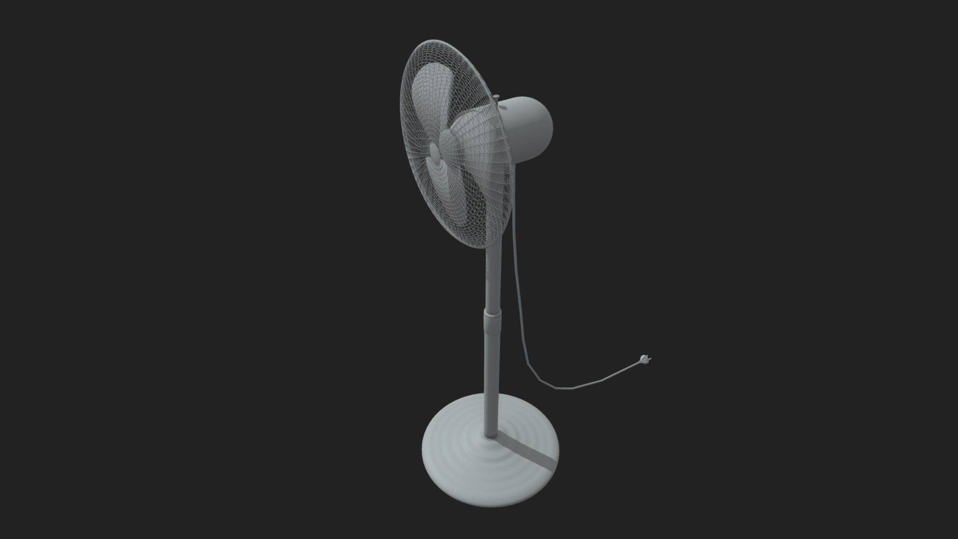 Semi-Realistic Floor Fan Basemodel - Download Free 3D model by ...
