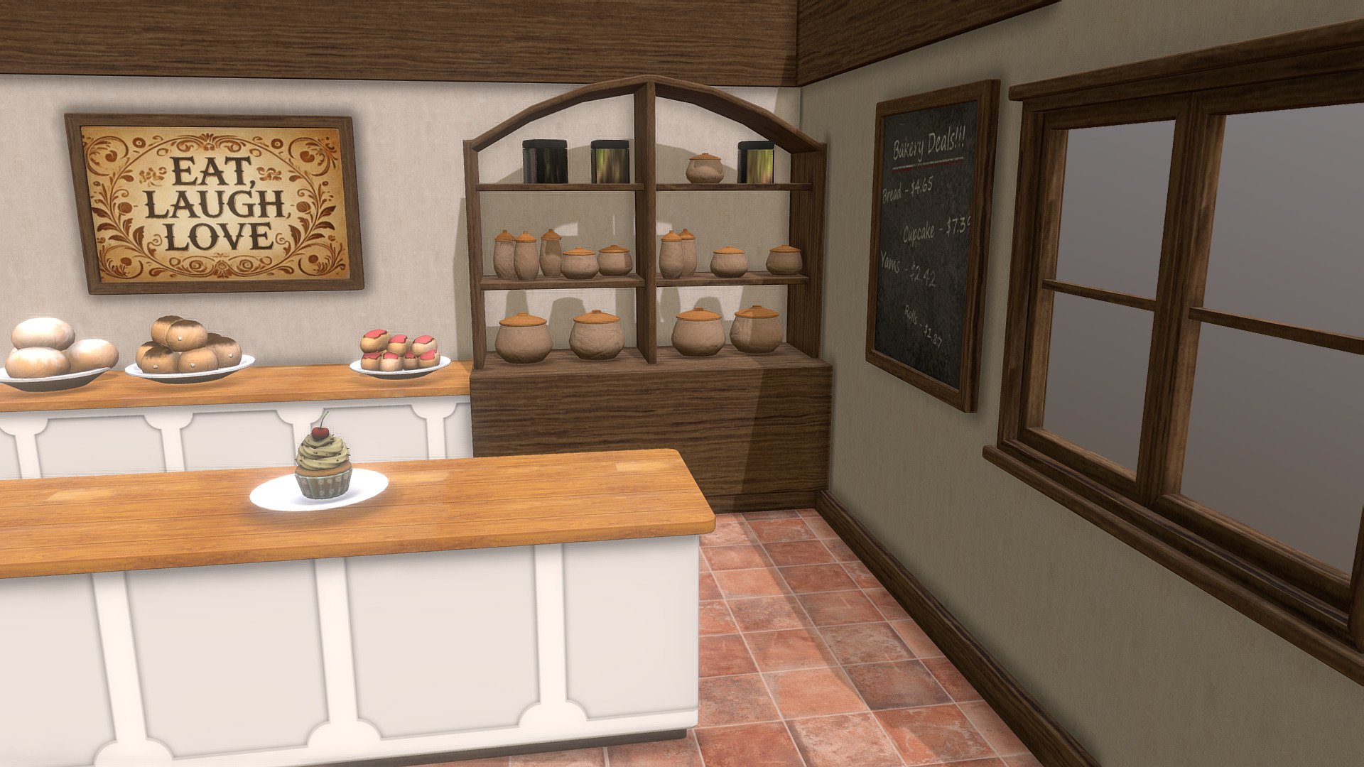 Bakery - 3D model by Blaise Harris (@blaiseH) [533535b] - Sketchfab
