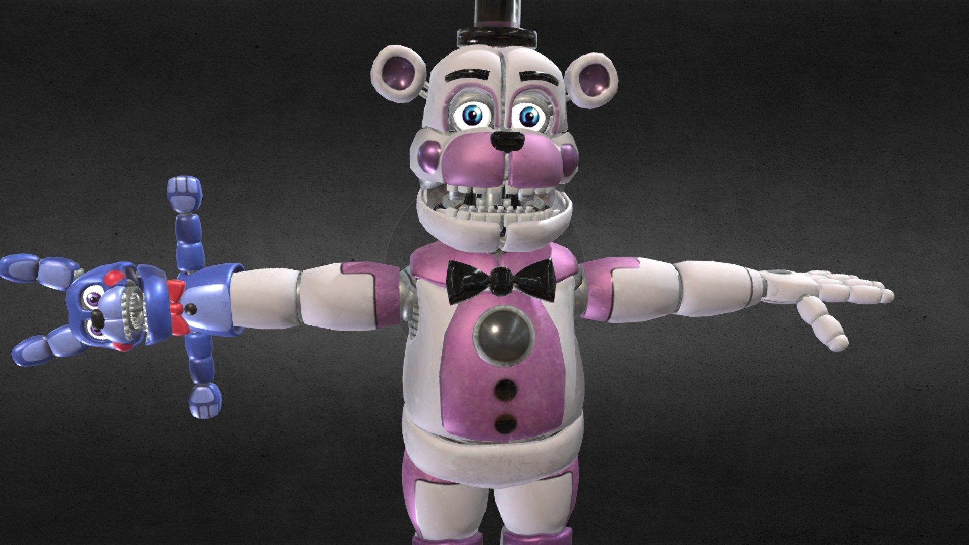 Fun time Freddy HW - Download Free 3D model by Sr.Cake P3D (@Sr.Cake ...