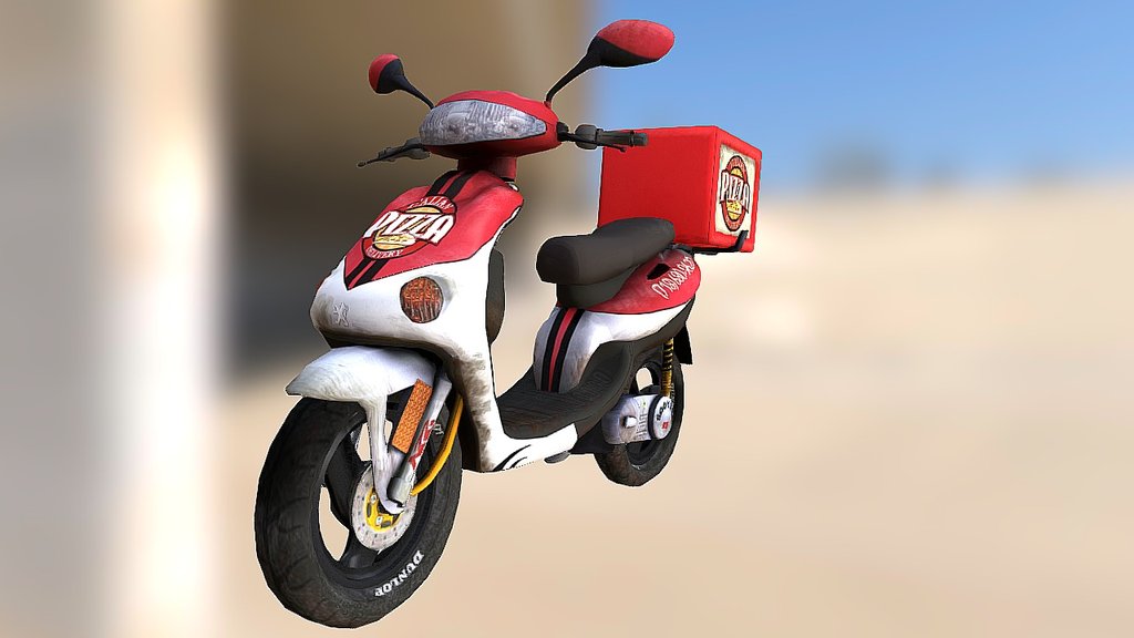 Pizza Delivery - 3D model by cundole [533821c] - Sketchfab
