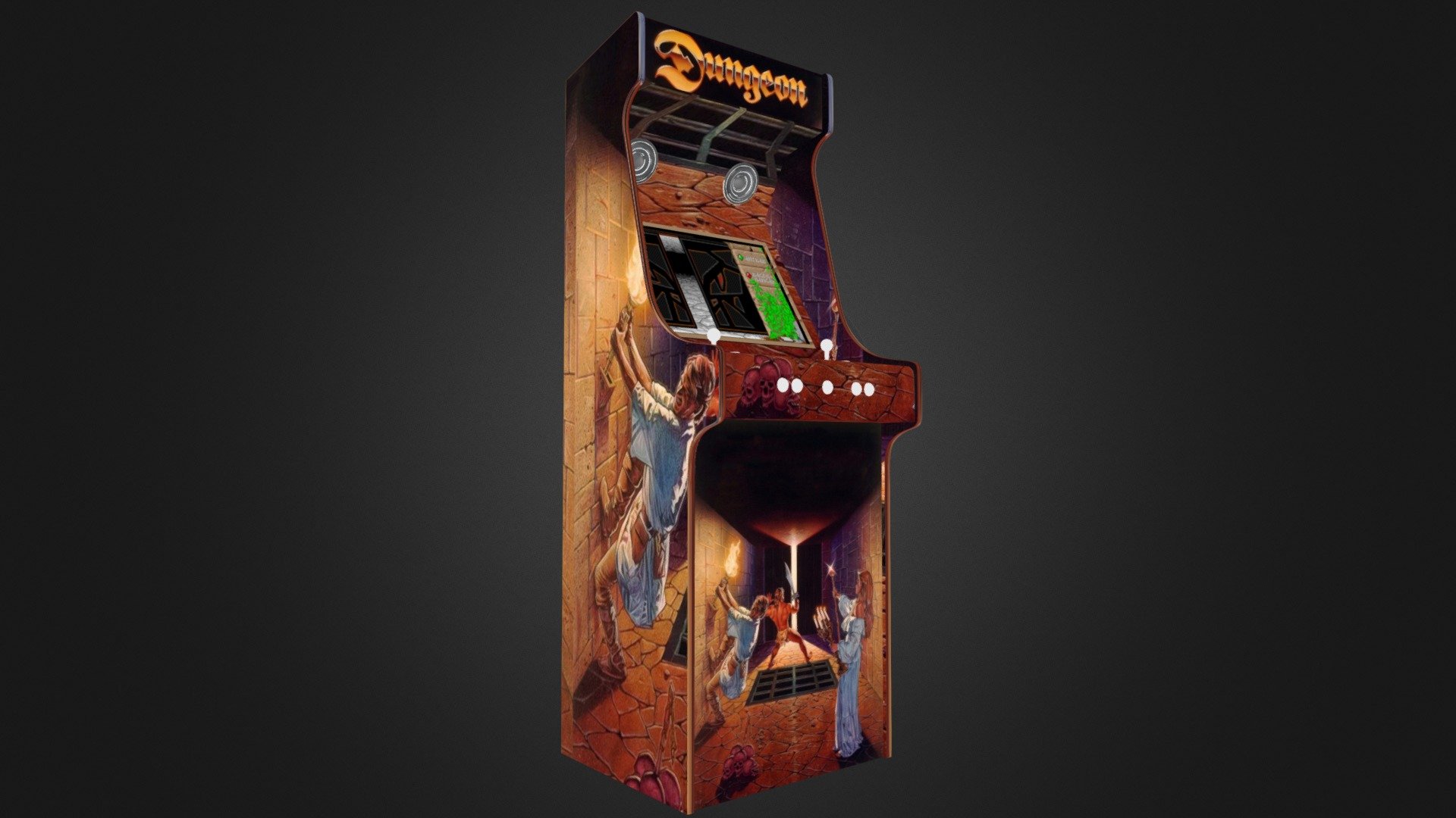 Dungeon Master - 3D model by Art-Conan [53393ec] - Sketchfab
