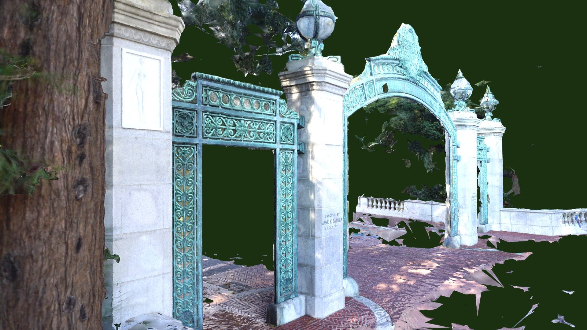 Sather Gate. Berkeley California - Download Free 3D model by John ...