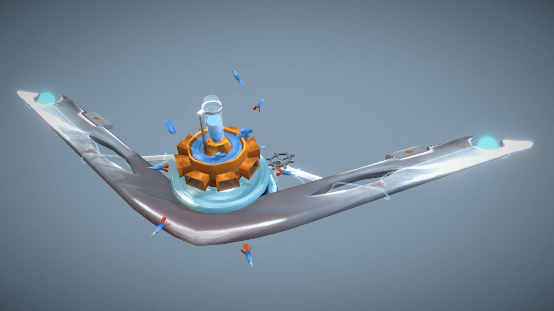 World of Weaponcraft - Healing darts boomerang - 3D model by annelies ...