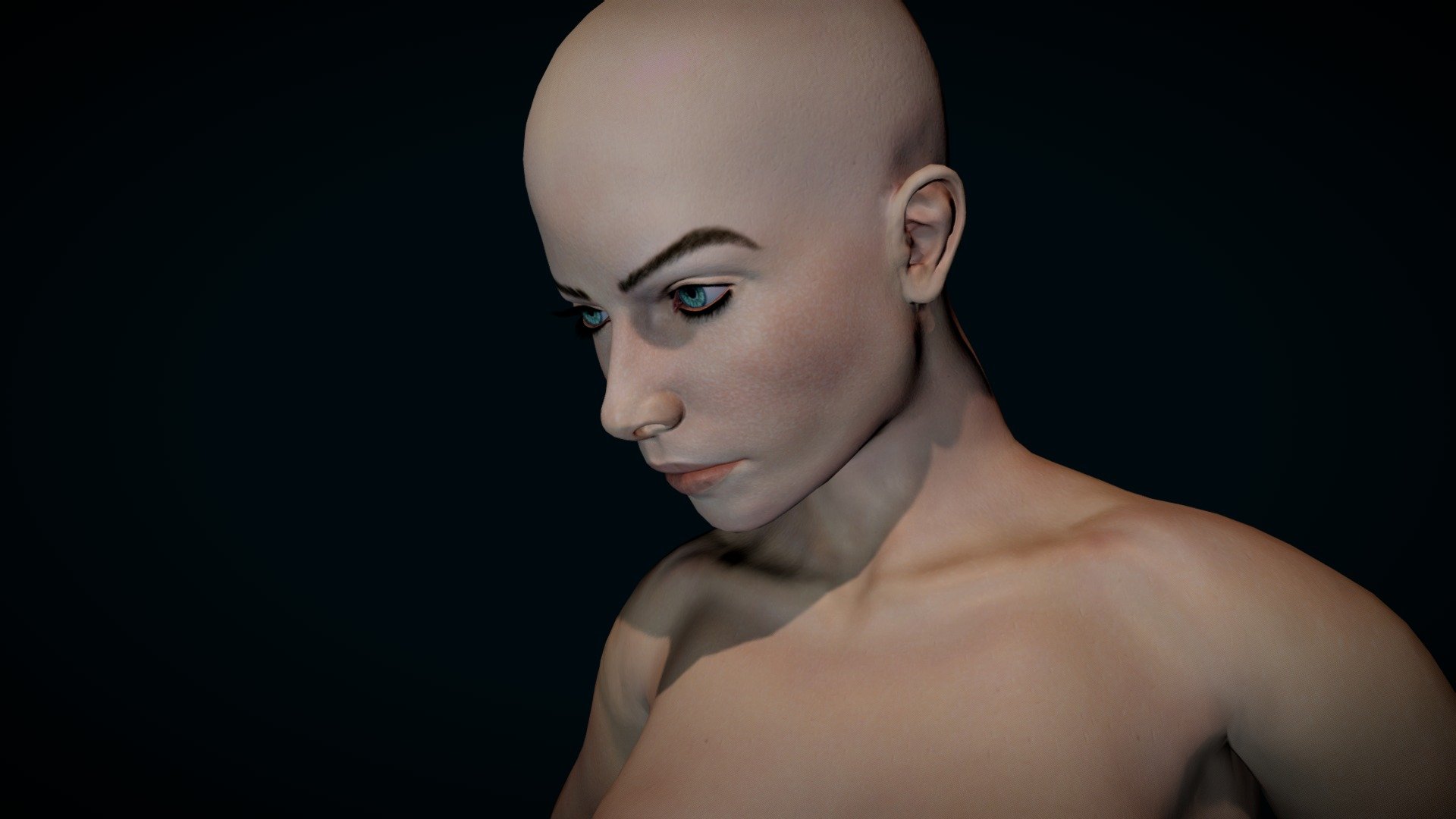 Female model - Download Free 3D model by AW3D Art (@aw3dart) [533e98c ...