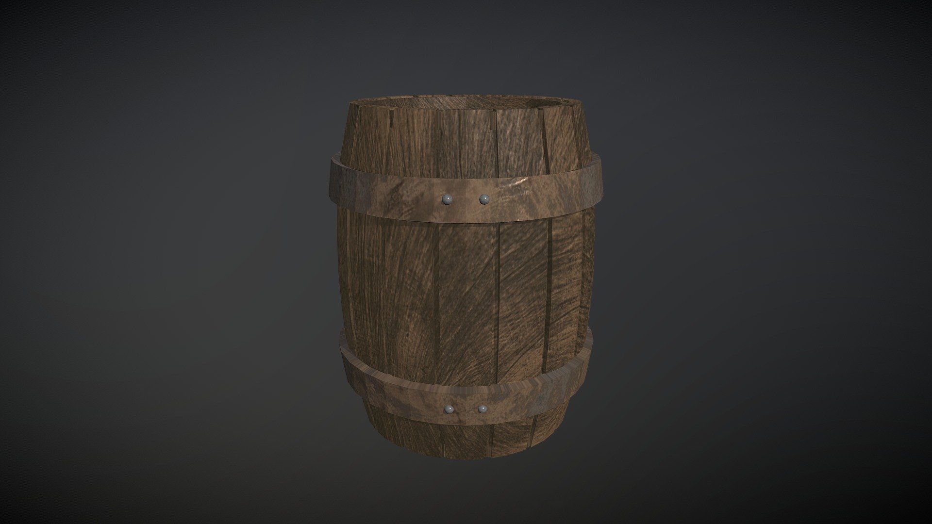 Game-Ready Barrel - 3D model by Pinto_15_ (@HenriquePinto15) [533f010 ...
