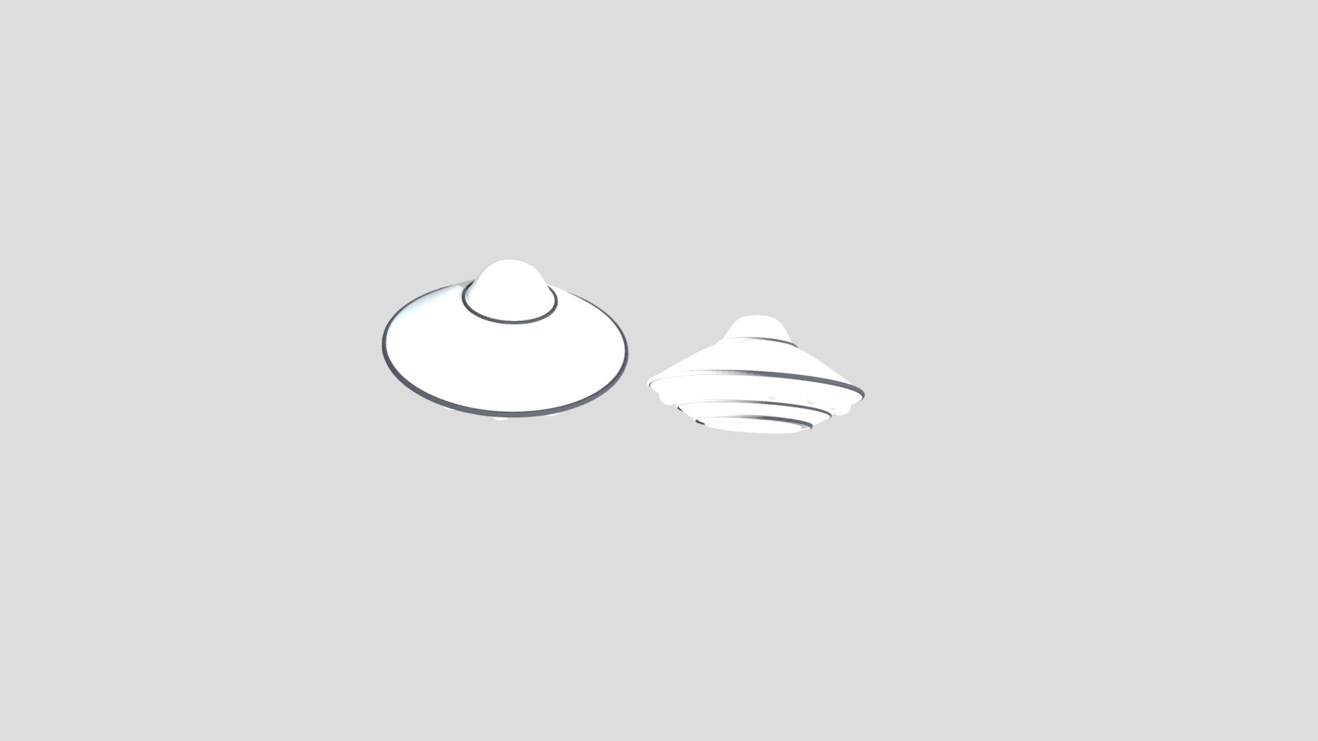 Simple UFO with Lights - Download Free 3D model by m33ro [533f12e ...