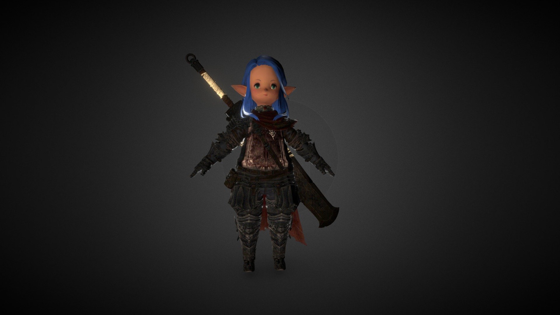ZeniWithSword FF14 - Download Free 3D model by tazzkiller [5343490] - Sketchfab