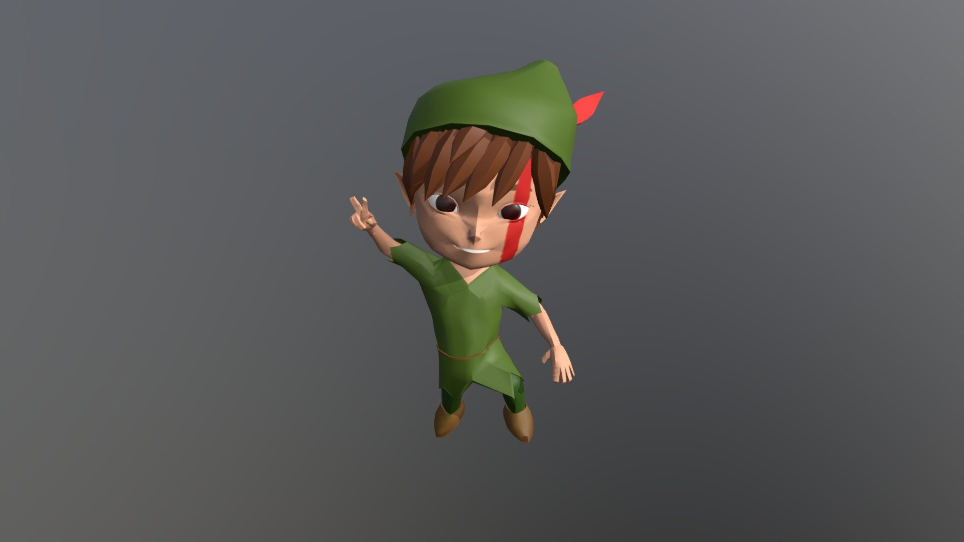 Chibi Peterpan - 3D model by Kami (@SJosi) [5343af5] - Sketchfab