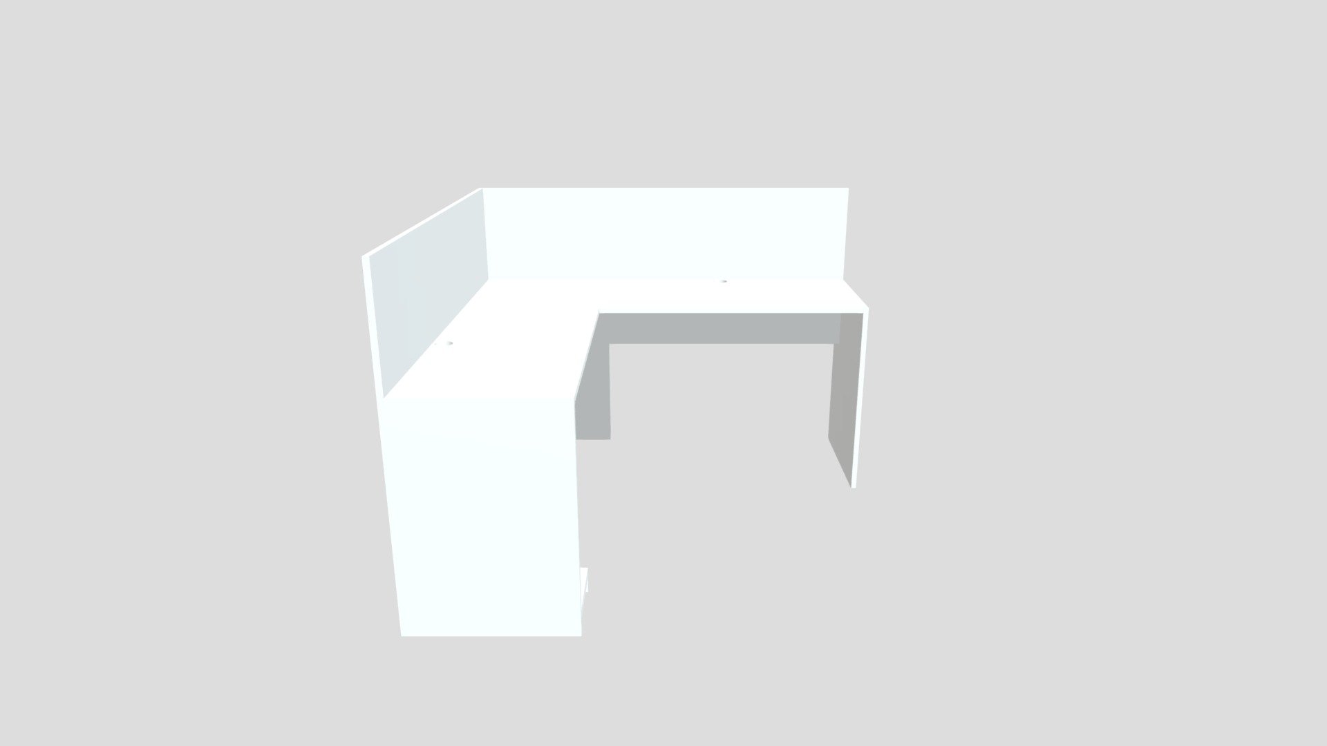 L Table - Download Free 3D model by Denizozaltay [5344e28] - Sketchfab