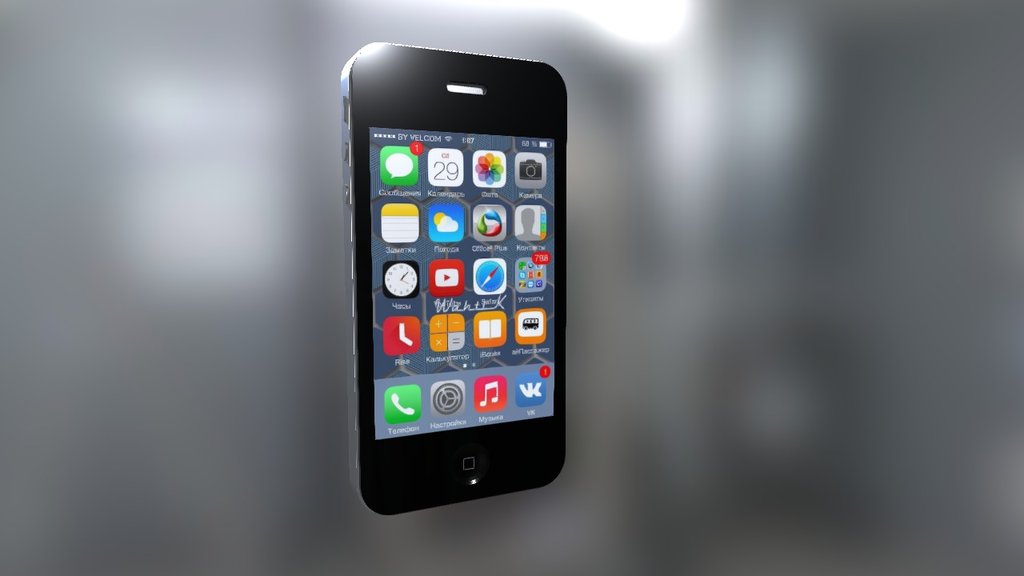 IPhone - 3D model by waaagh11 [5344f8d] - Sketchfab