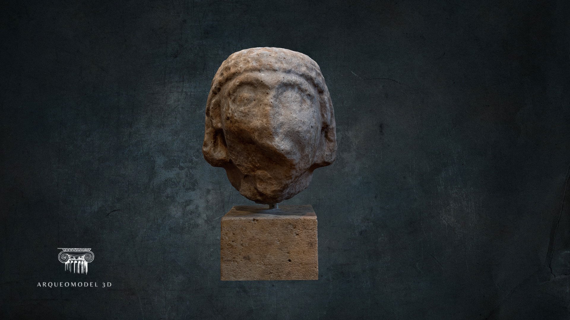 Head kouros | National Arch. Museum Athens - 3D model by Arqueomodel3D ...