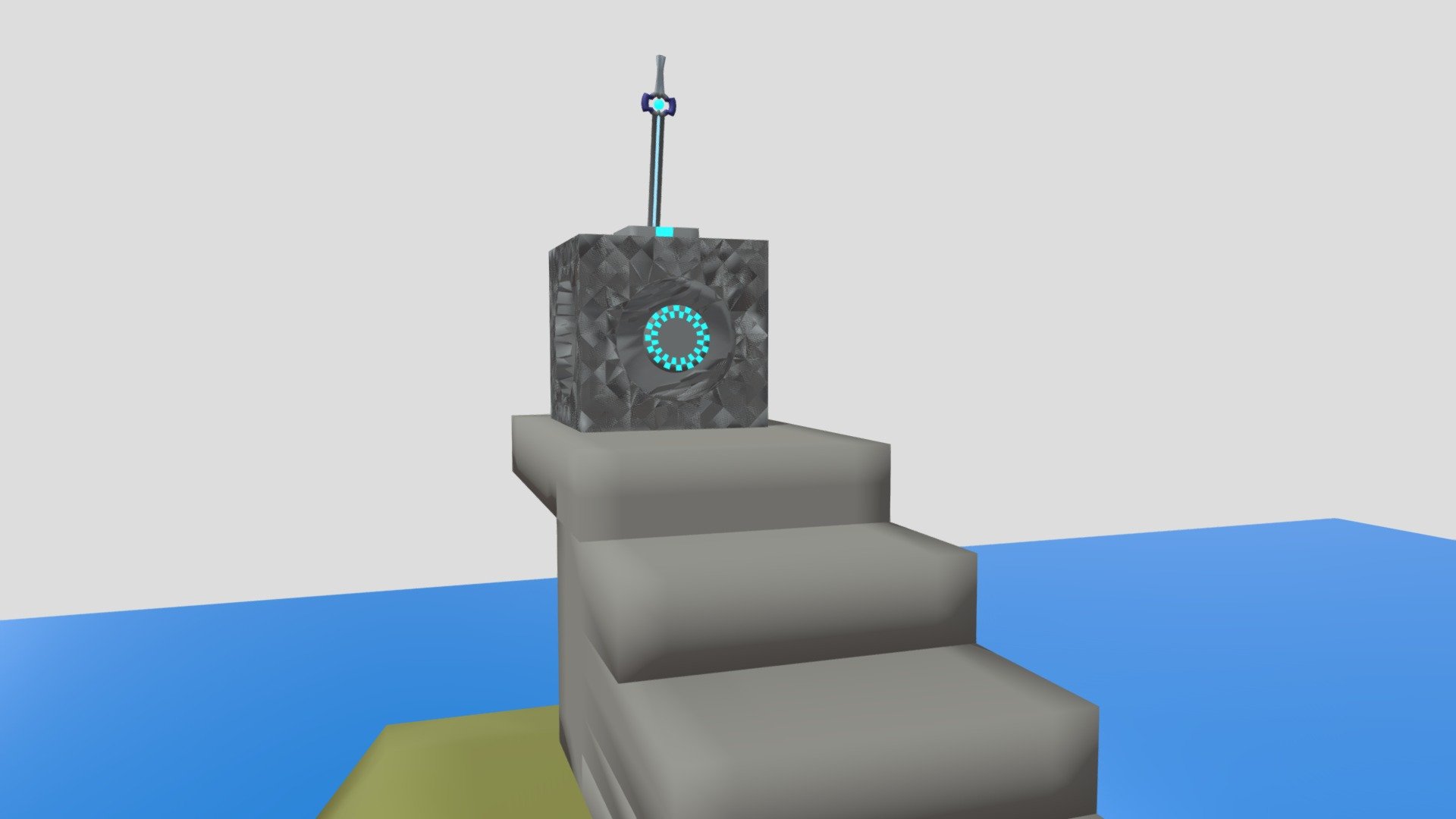 Imaginary Sword in stone - Download Free 3D model by DeJon [5347d9d ...
