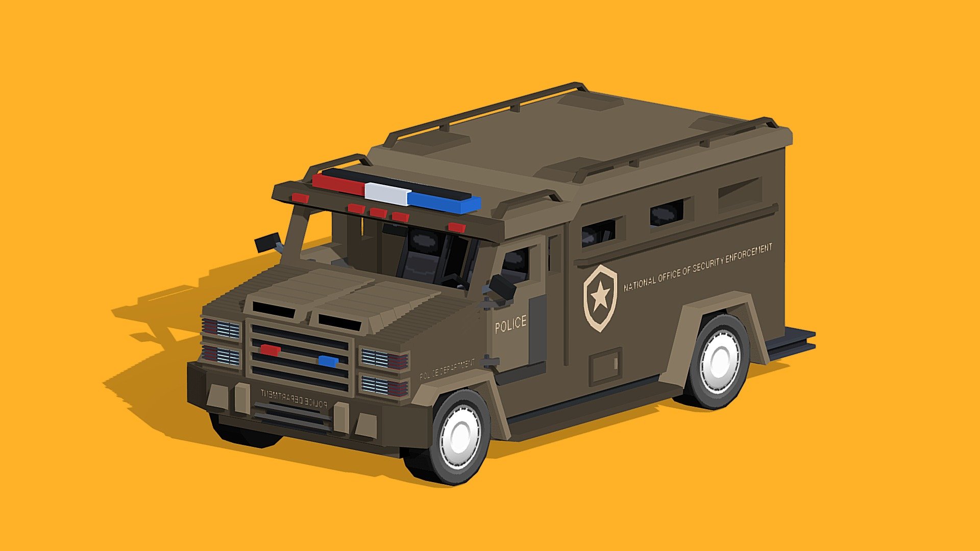 PixelMine | Police Riot Vehicle - 3D model by PixelMine [534848f ...