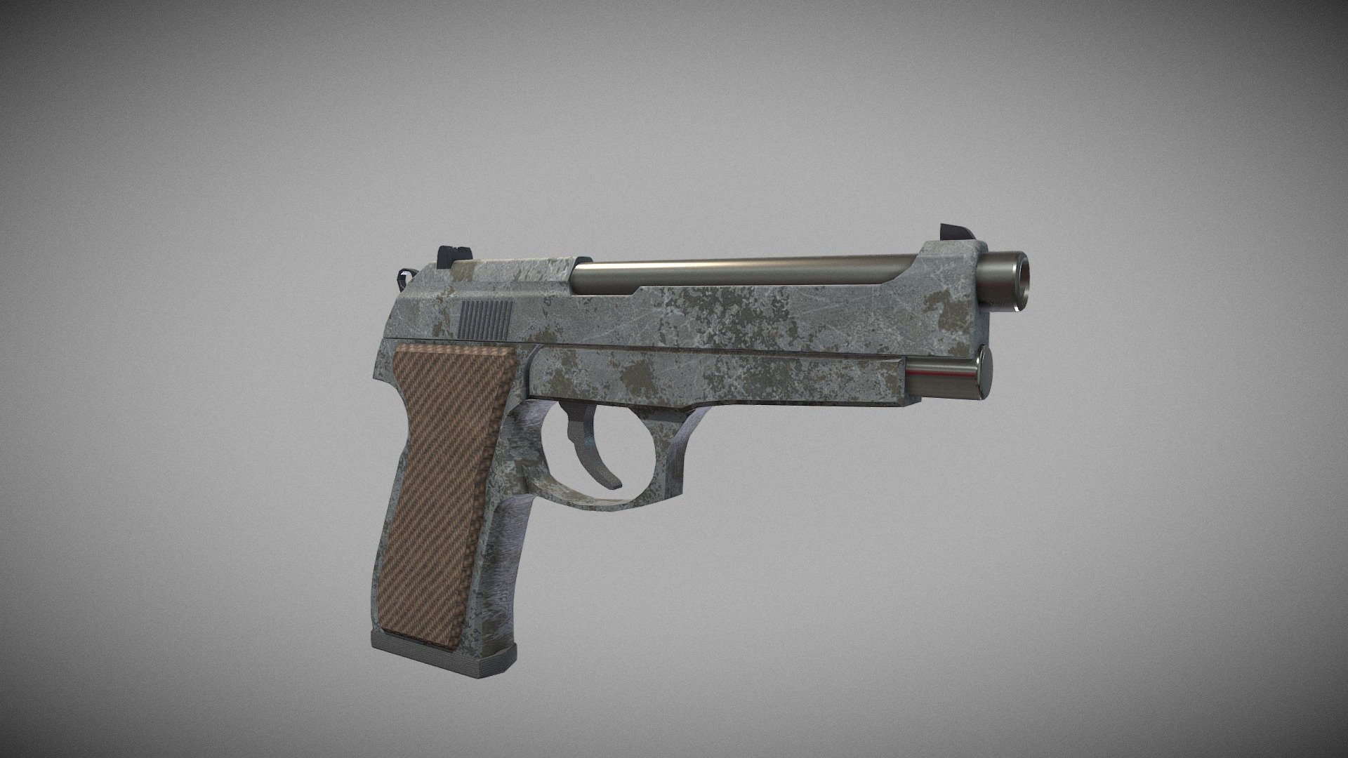 Pistol - Download Free 3D model by vk6venkat [534aabc] - Sketchfab