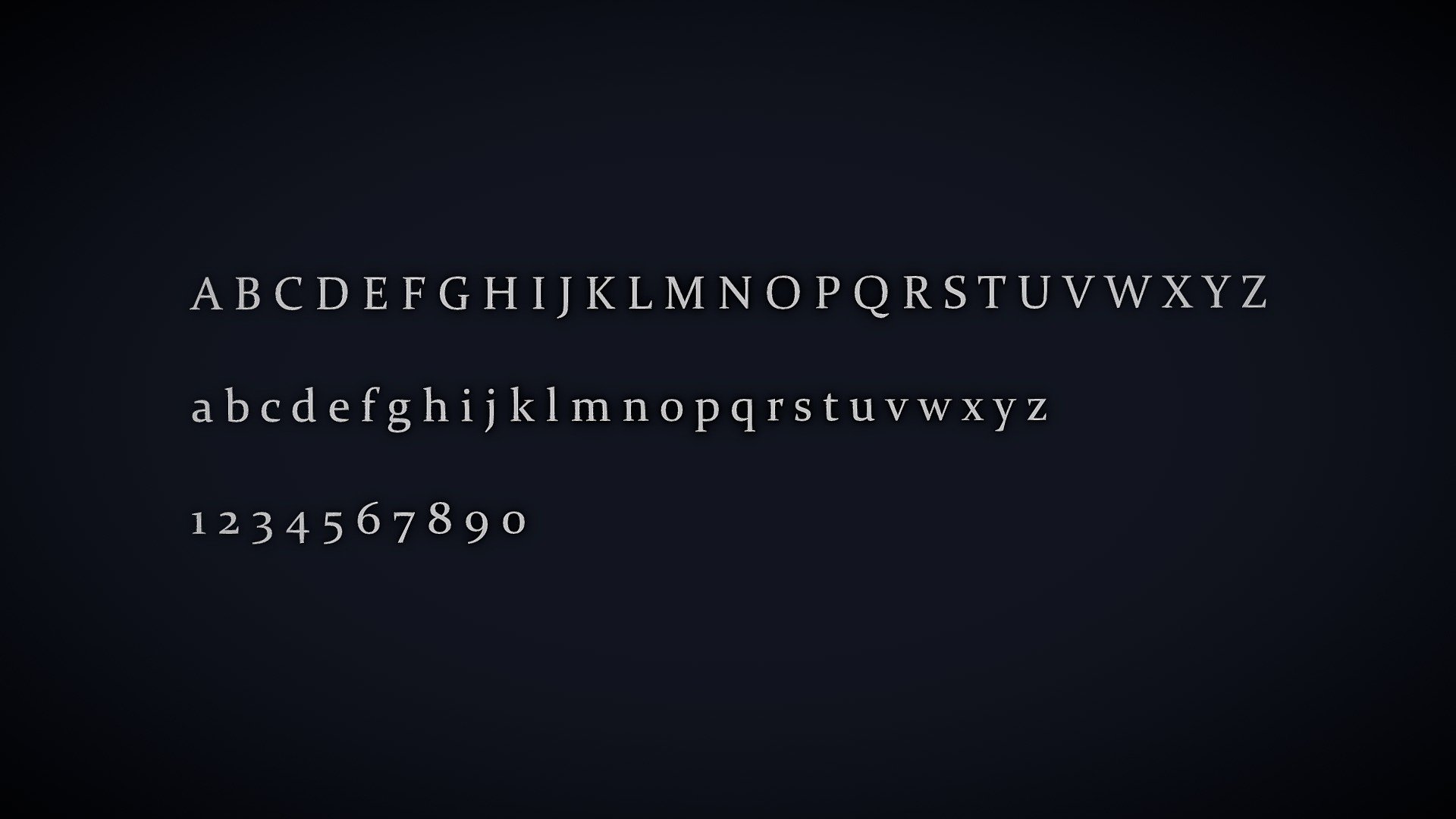 Classic Fonts Pack 1 - Buy Royalty Free 3D model by Okapiguy [534b884 ...