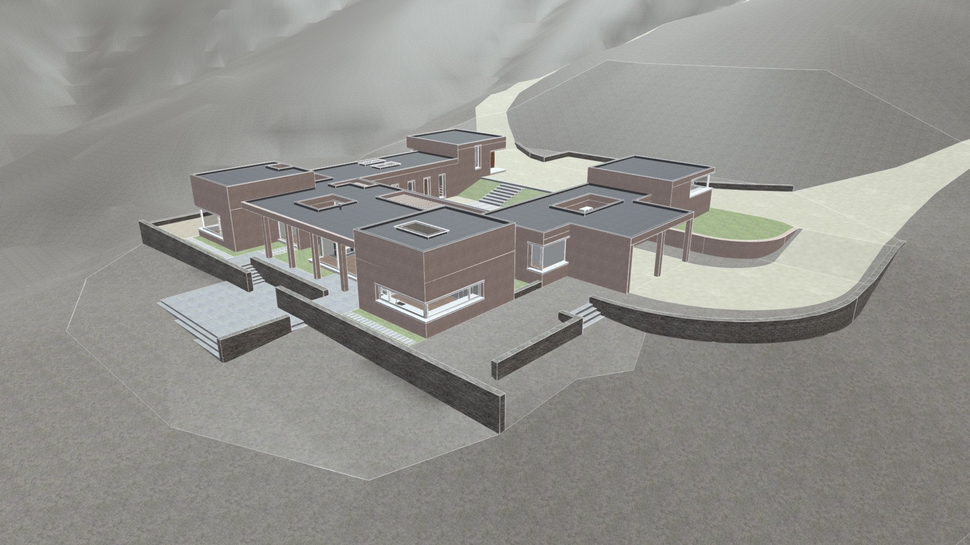 Calbu House - 3D model by fforchino [534c0a6] - Sketchfab