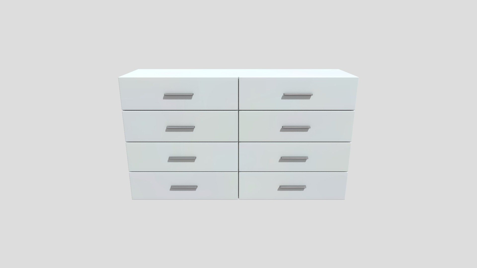 Pepe Agency 140 Cm 8 Boxes White - Buy Royalty Free 3D model by ...