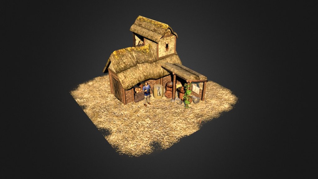 Gaul Storehouse B - 3D model by Stanislas Dolcini (@StanislasDolcini ...