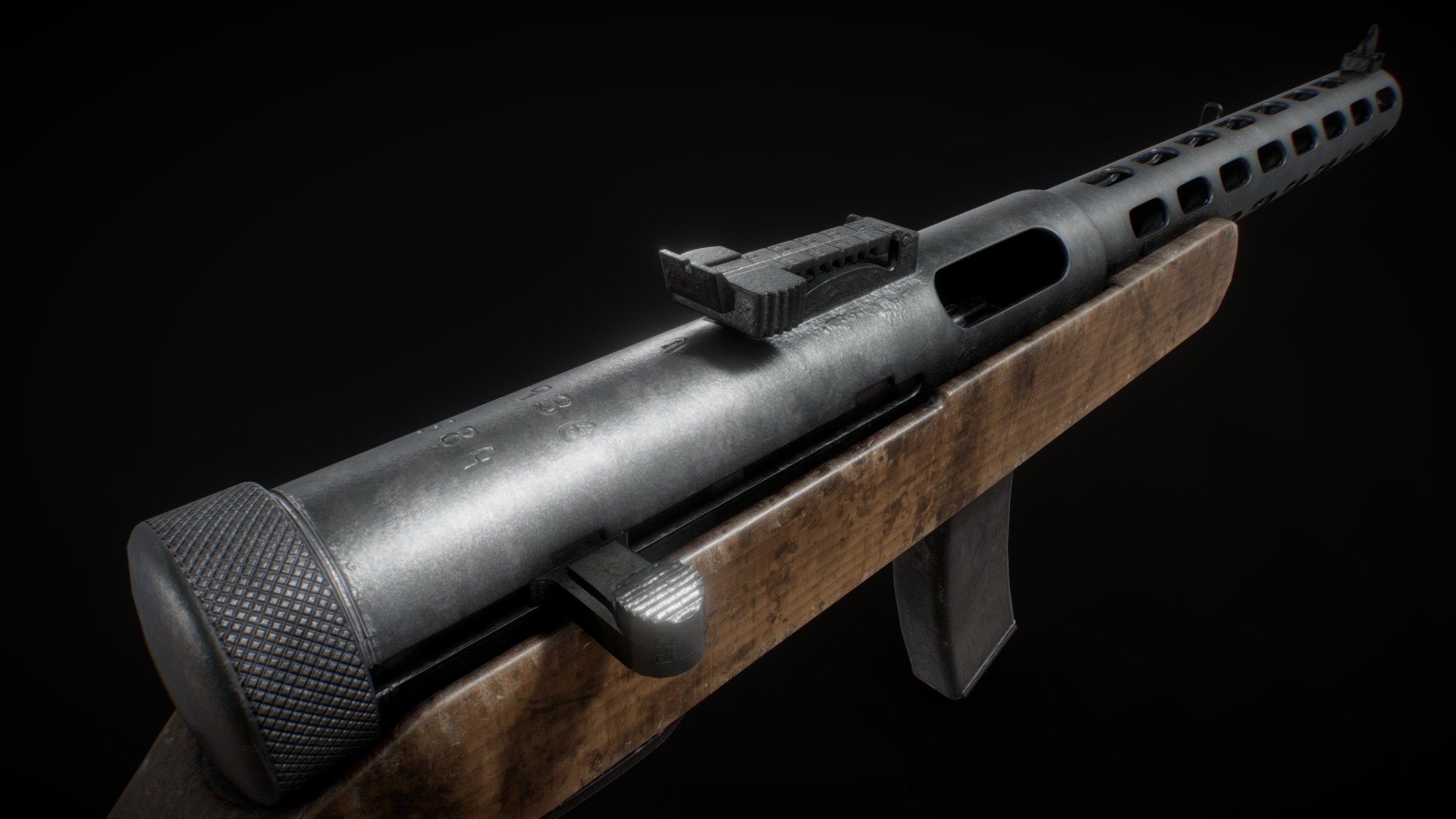 Soviet PPD 34-38 - Buy Royalty Free 3D model by CHooverShrimp [534f86d ...