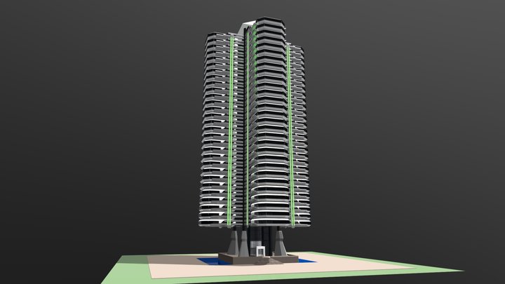 High-rise-buildings 3D models - Sketchfab