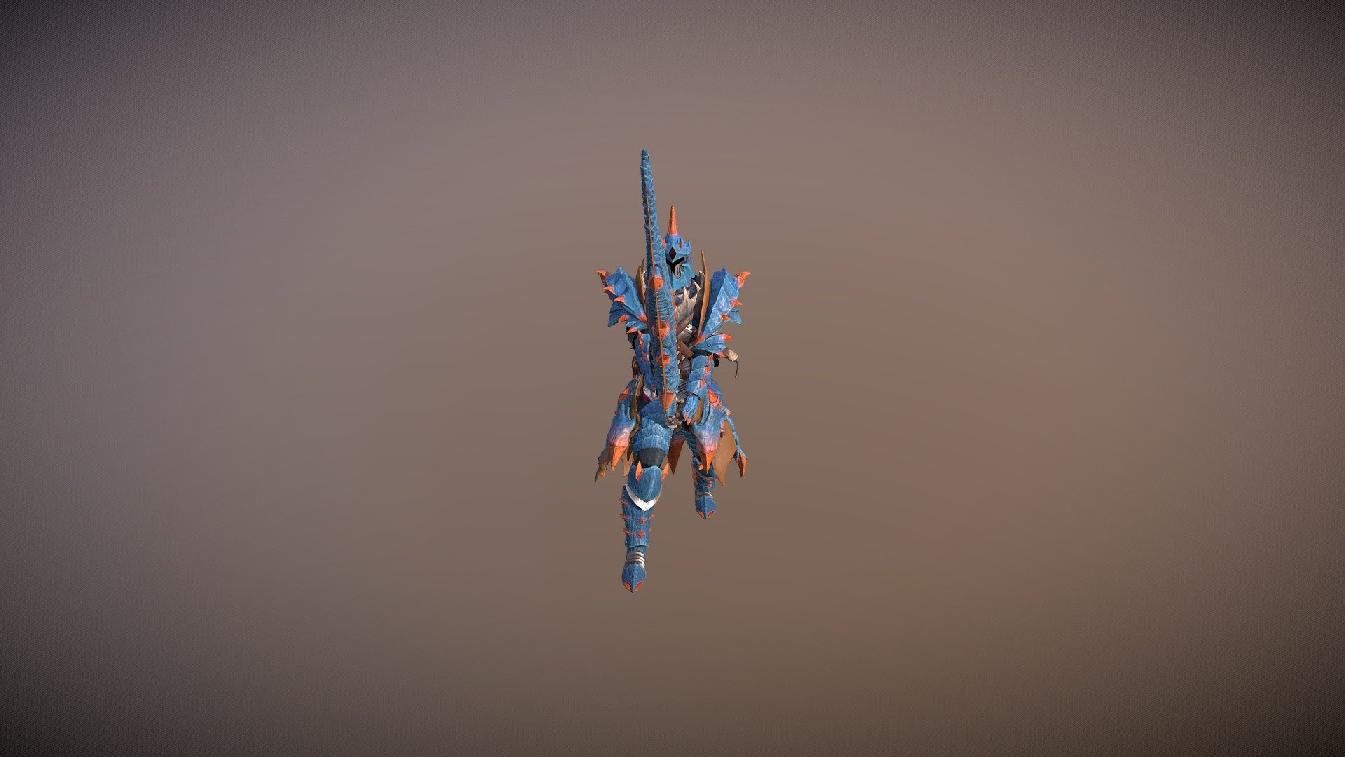 Hunter pose 3 - Lagiacru's Armor MH Tri - 3D model by raphaellfrdr ...