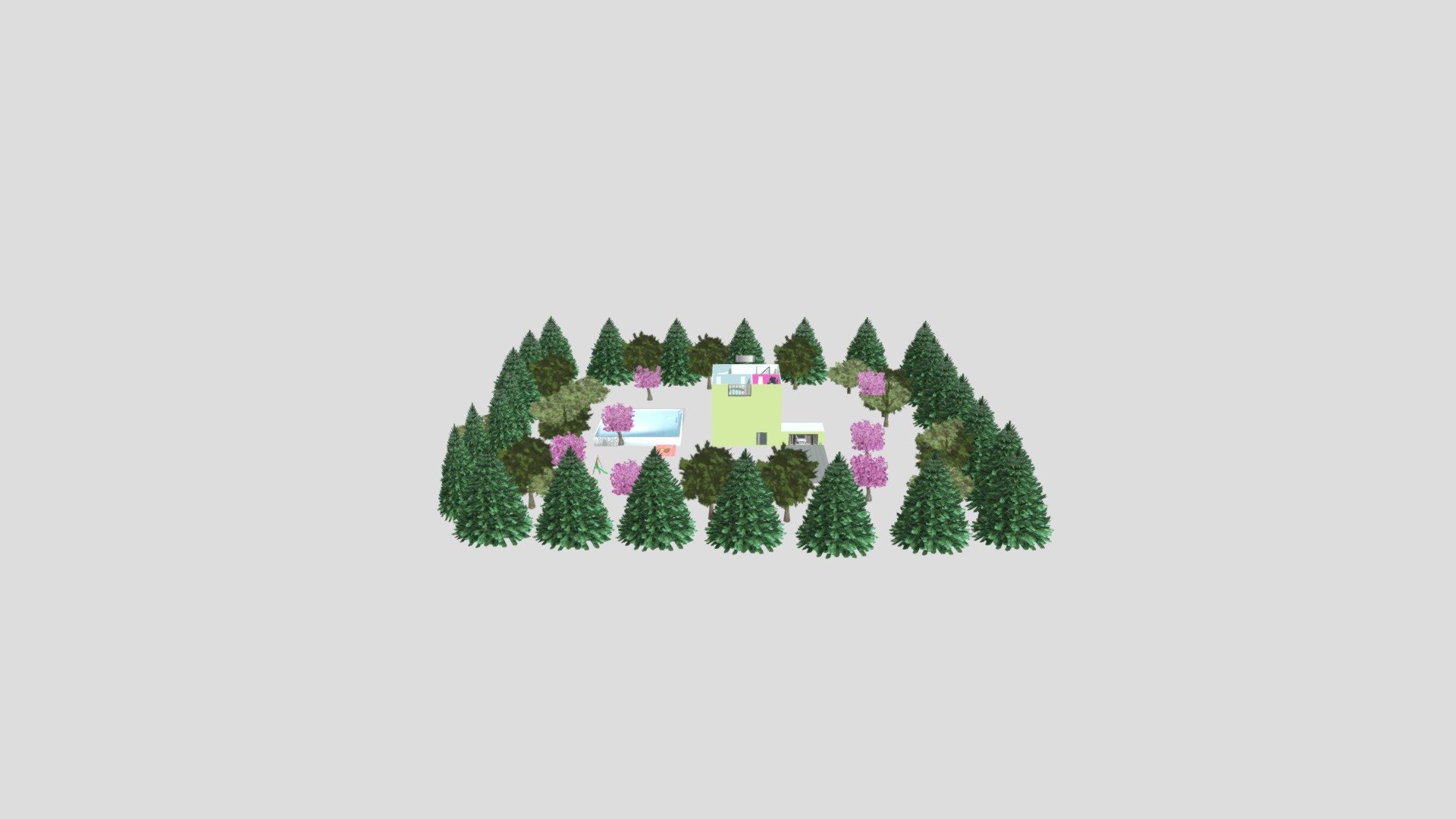Cottage - Download Free 3D model by Home Design 3D (@homedesign3d ...