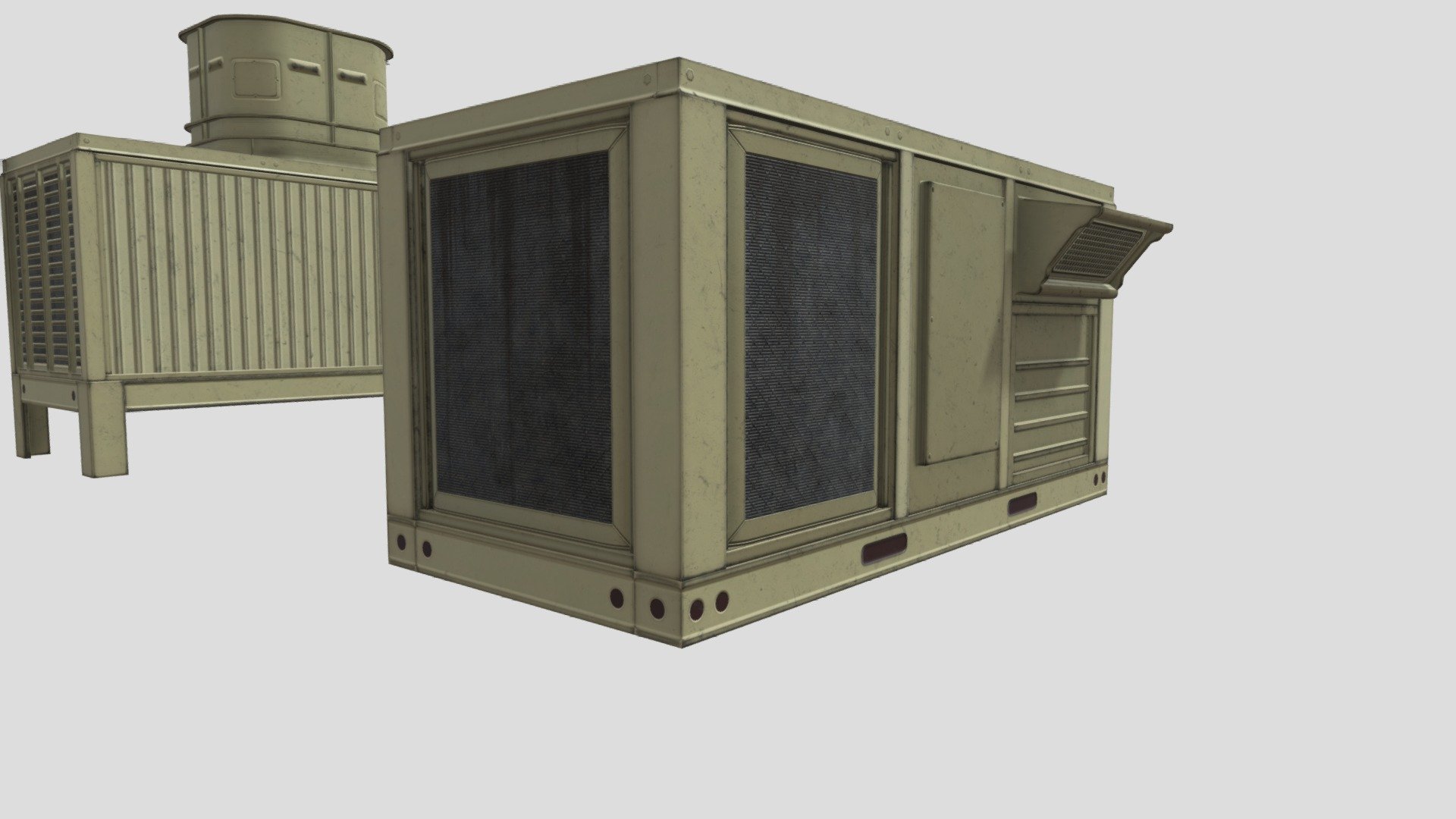 Rooftop Ventilation Modular Kit - Download Free 3D model by D3D ...