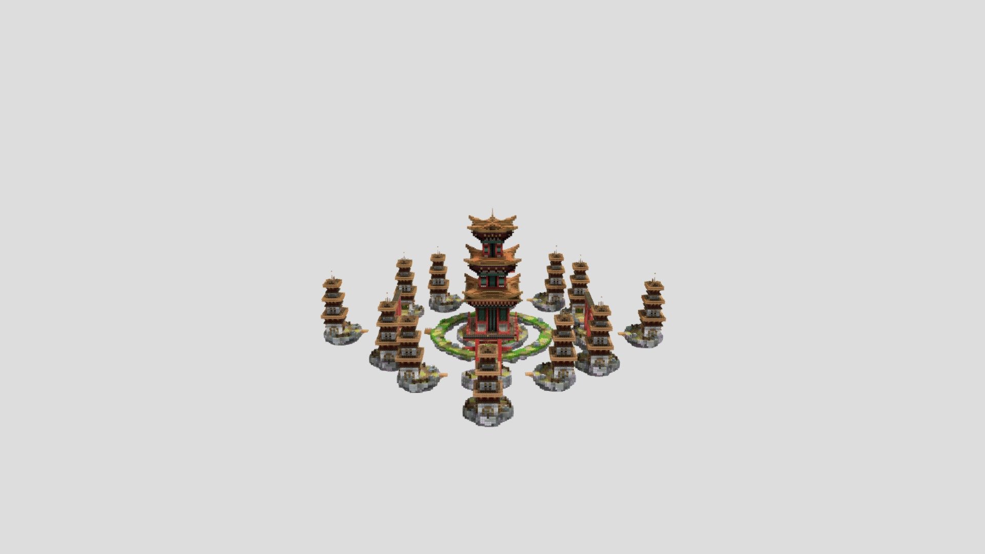 PixelMine | 16 Premium Skywars Map 5 - 3D model by Pixel Mine ...