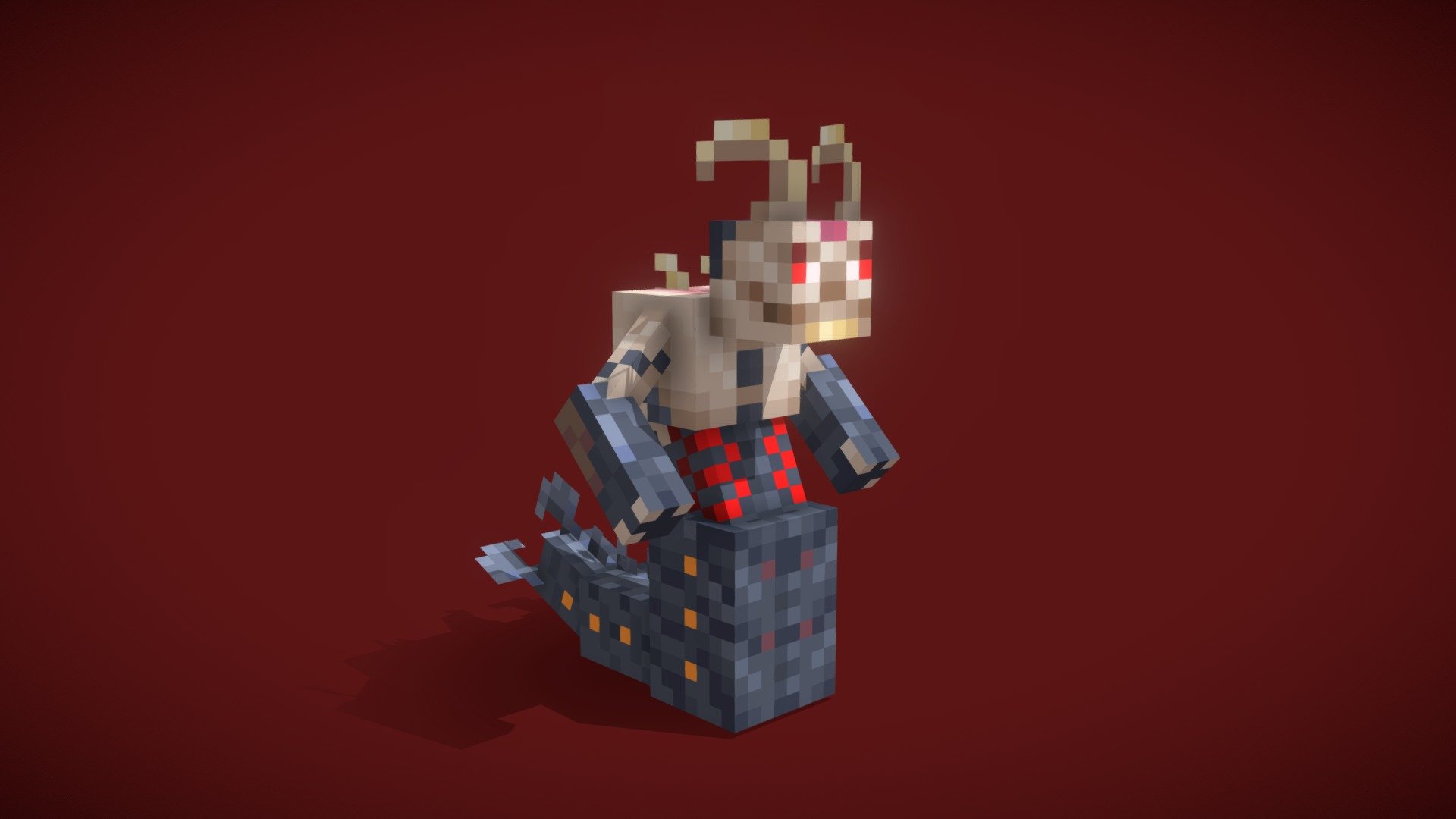 Whiplash (Doom Eternal) - Minecraft Model - 3D model by Tom Favier ...