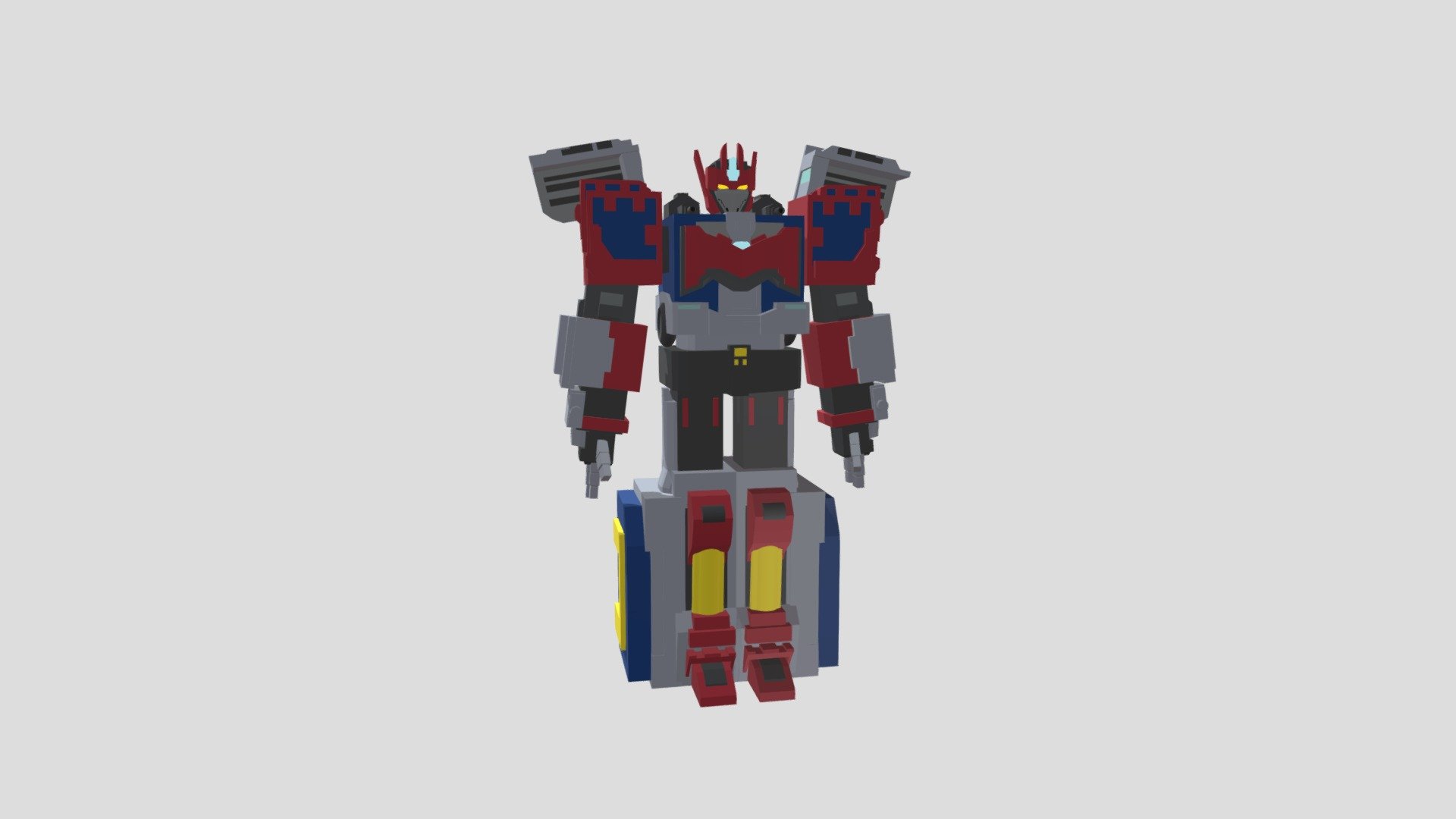 Heavy Iron-Metal Card Bot - 3D model by DragonBlue226 [5356564] - Sketchfab