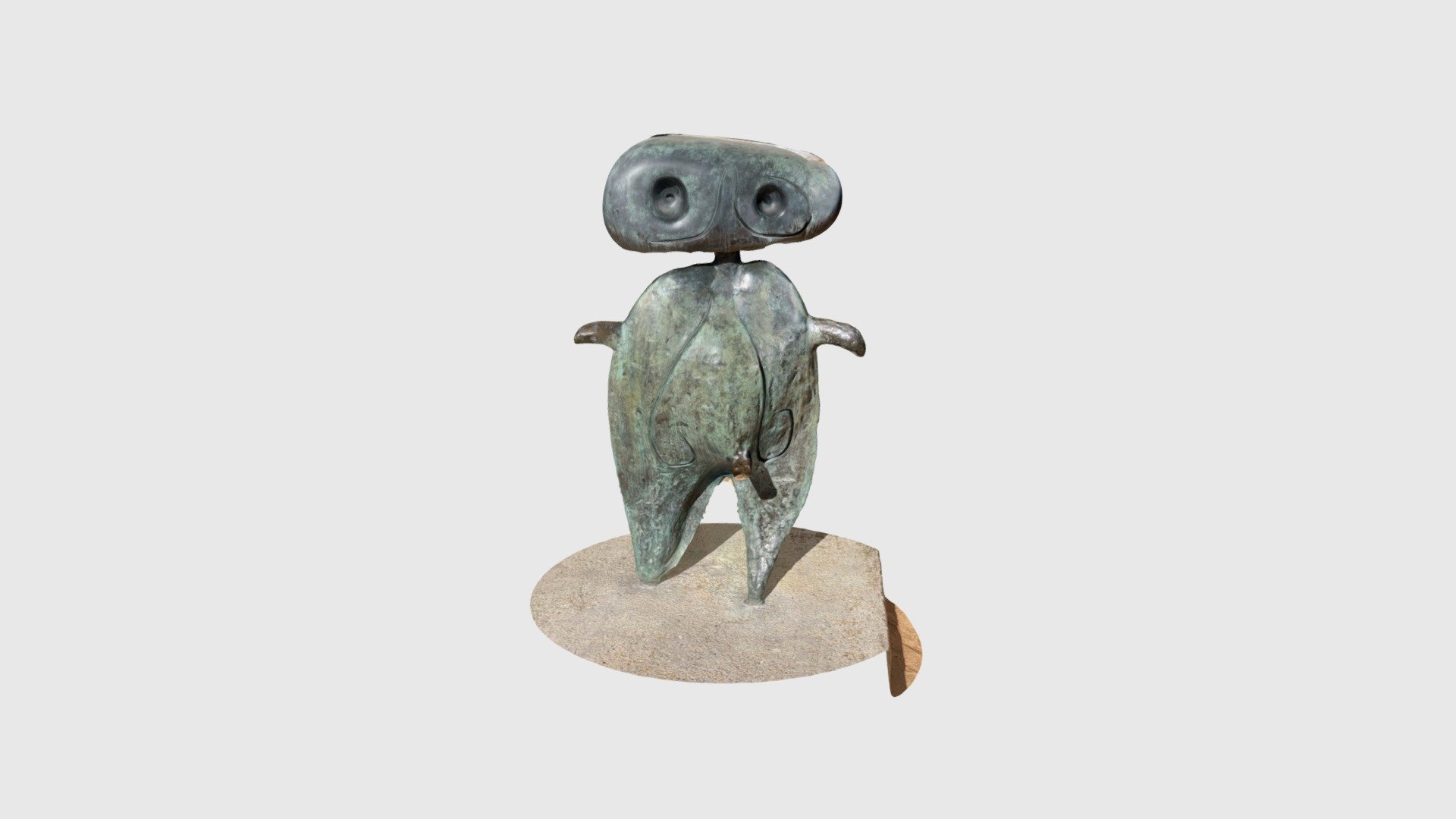 “El Personatge”, 1970, de Joan Miró. - Download Free 3D model by ...