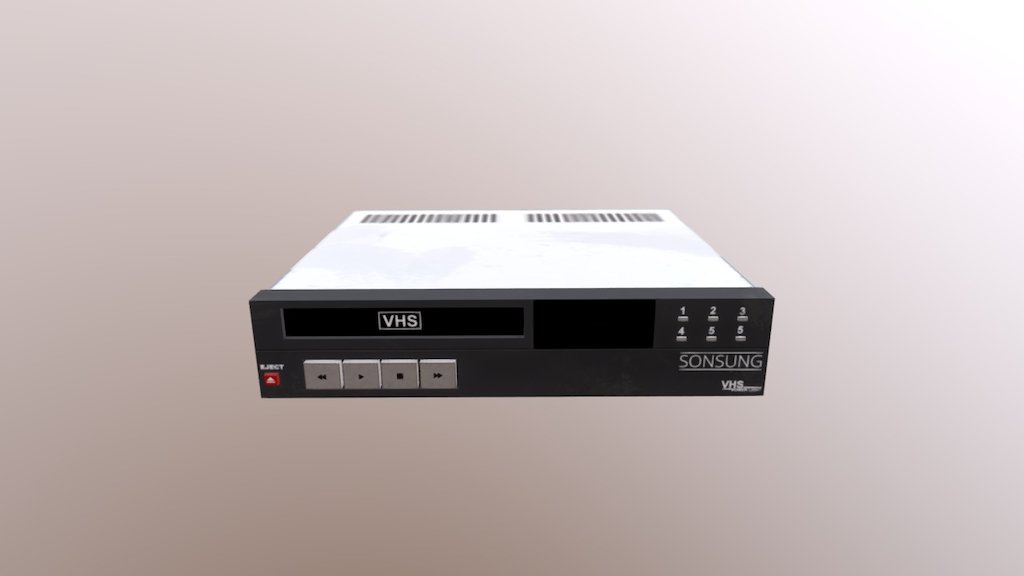VHS - 3D model by wojekv [5356a24] - Sketchfab