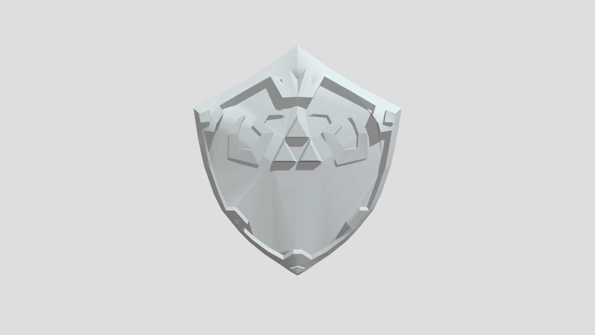 Legend of Zelda Shield - Download Free 3D model by BradLentz13 [535861d ...